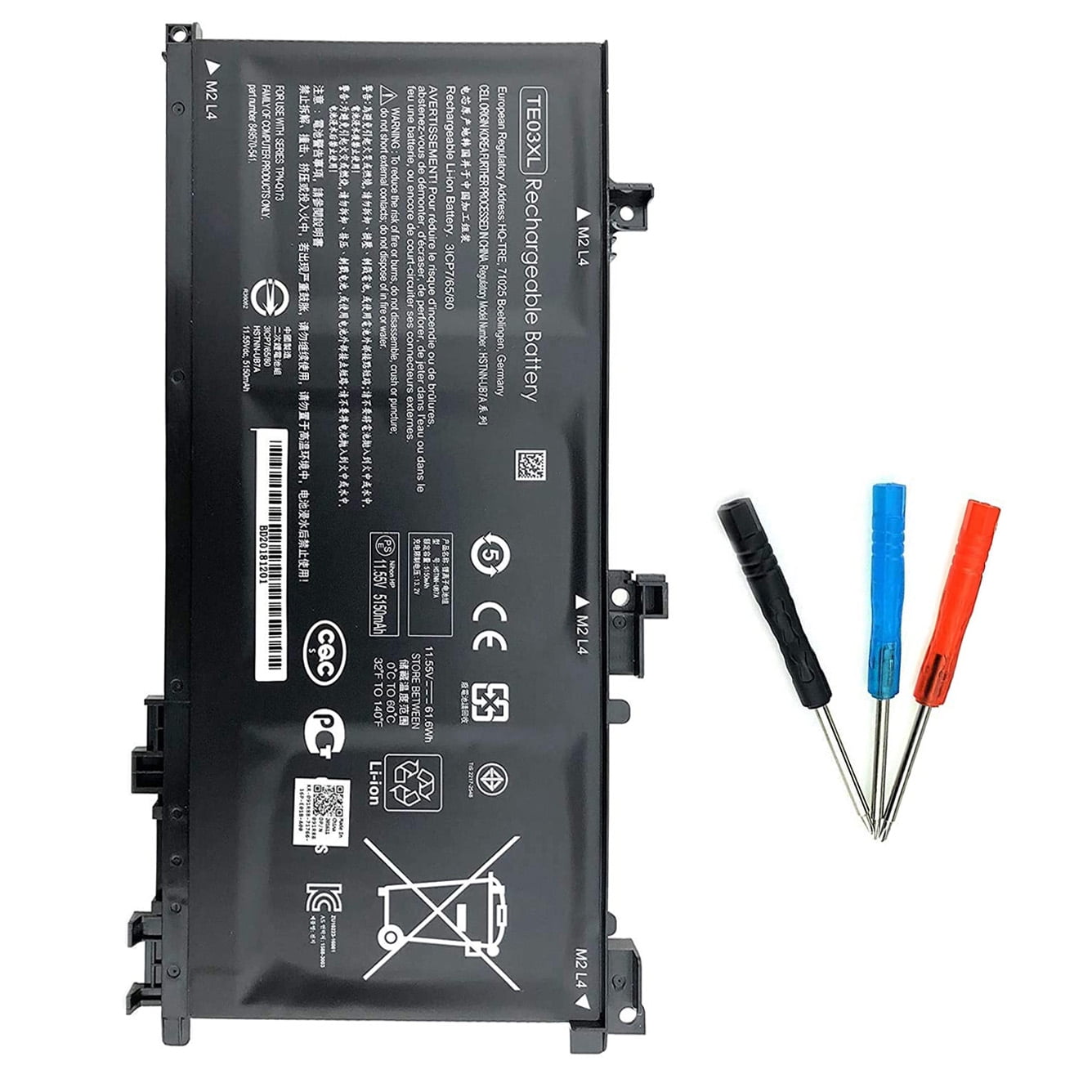 TE03XL TE03061XL Battery for HP Omen 15-AX000NA 15-ax001la 15-AX002NF ...