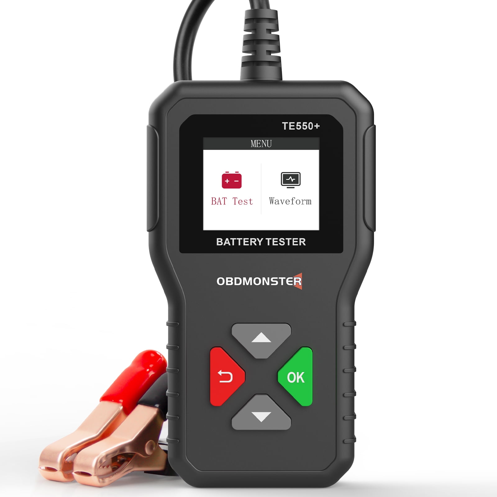 TE550+ 6V 12V 24V Car Battery Tester,100-2000 CCA Voltage Tester 2Ah ...