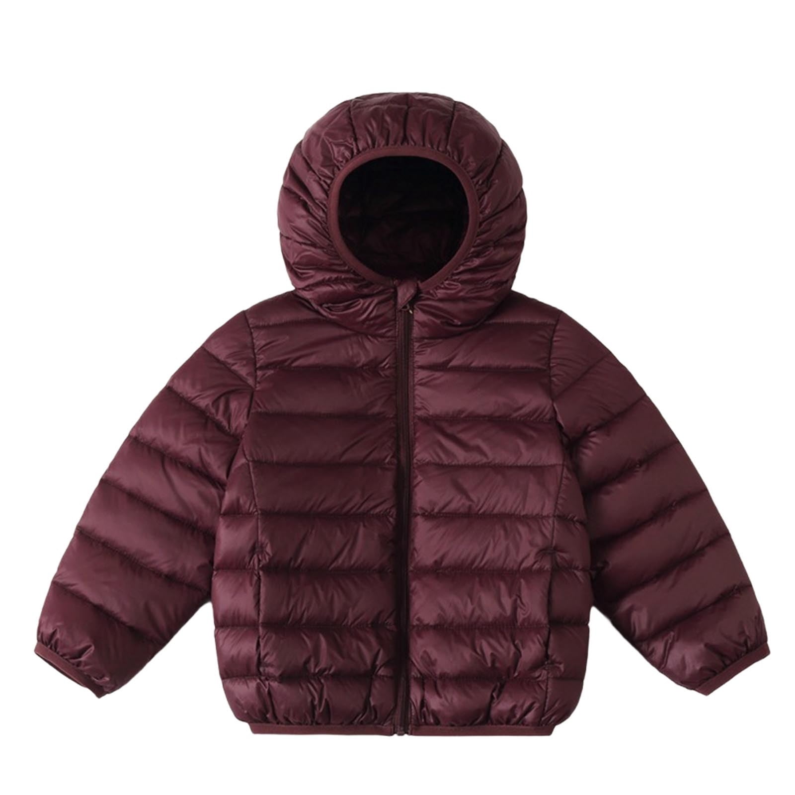 TEAJOPSUU Boy's Girl's Lightweight Puffer Jacket Packable Down Jacket ...