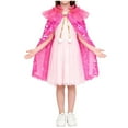 TEAJOPSUU Princess Cape Cloaks for Girls Sequins Sparkly Tulle Capes ...