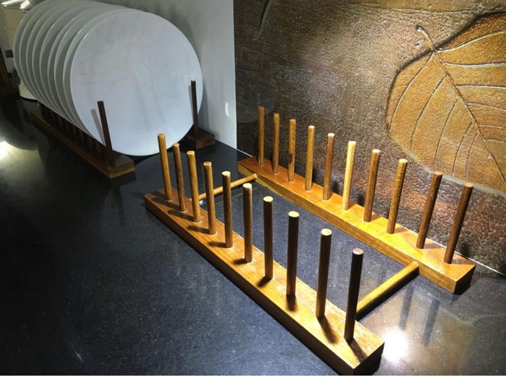 TEAKWOOD PLATE STAND - Walmart.com