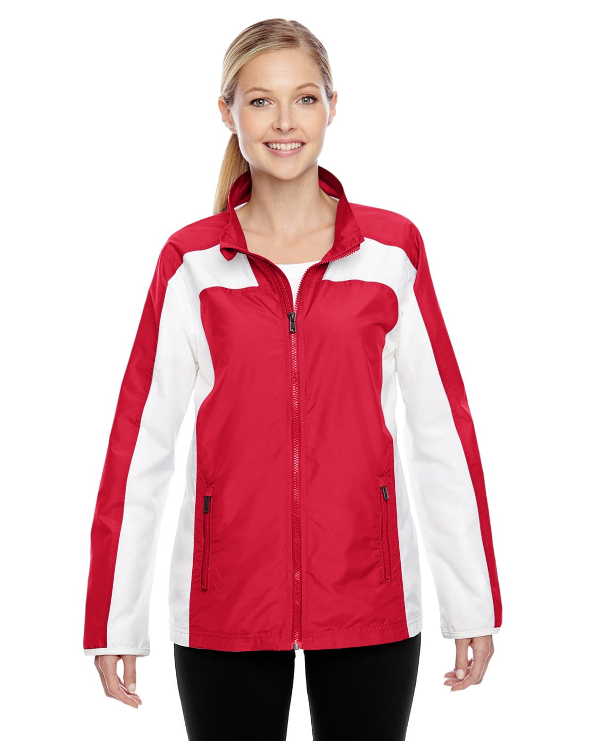 TEAM 365 T3 LADIES SQUAD JACKET SPORT RED LARGE - Walmart Business Supplies