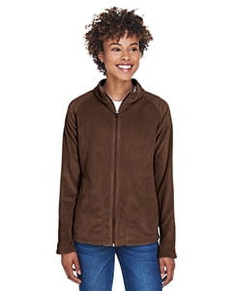TEAM 365 Women's Campus Microfleece Jacket Brown Large - Walmart.com