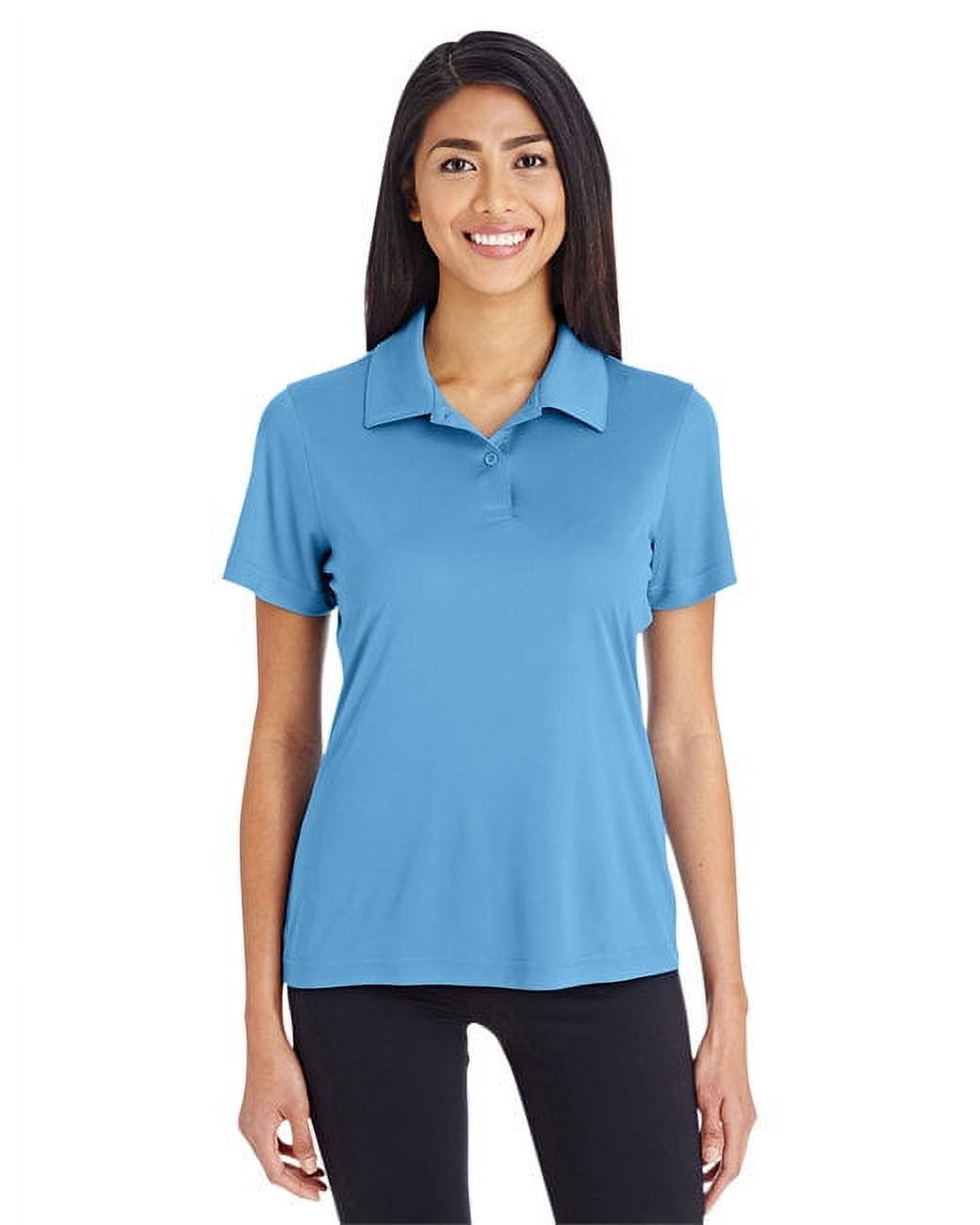 Team 365 TT51W Women's Zone Performance Polo-Sport Light Blue-XL ...