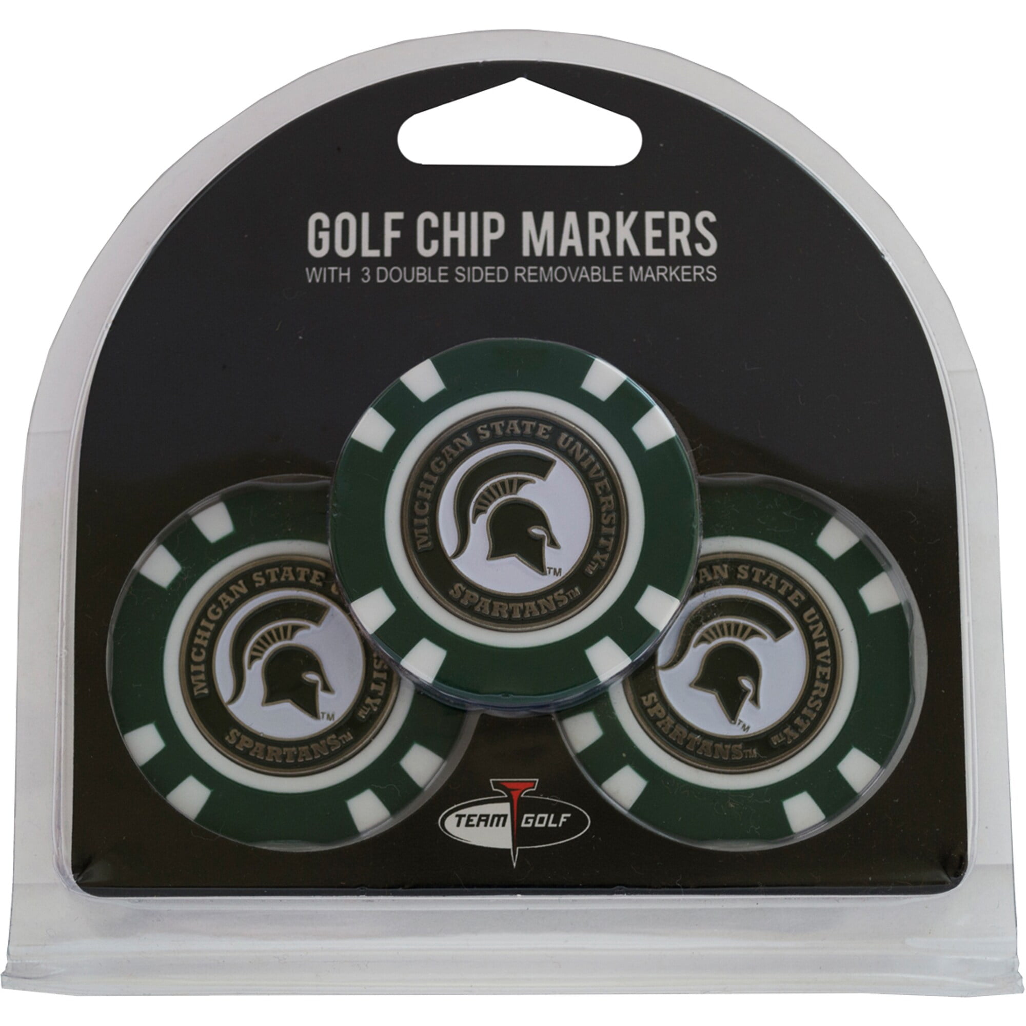 Michigan State Spartans Golf Chip 3-Pack Set - Walmart.com