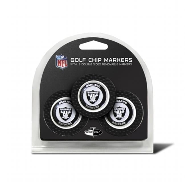 TEAM GOLF 32188 Oakland Raiders Golf Chip - Pack of 3 - Walmart.com