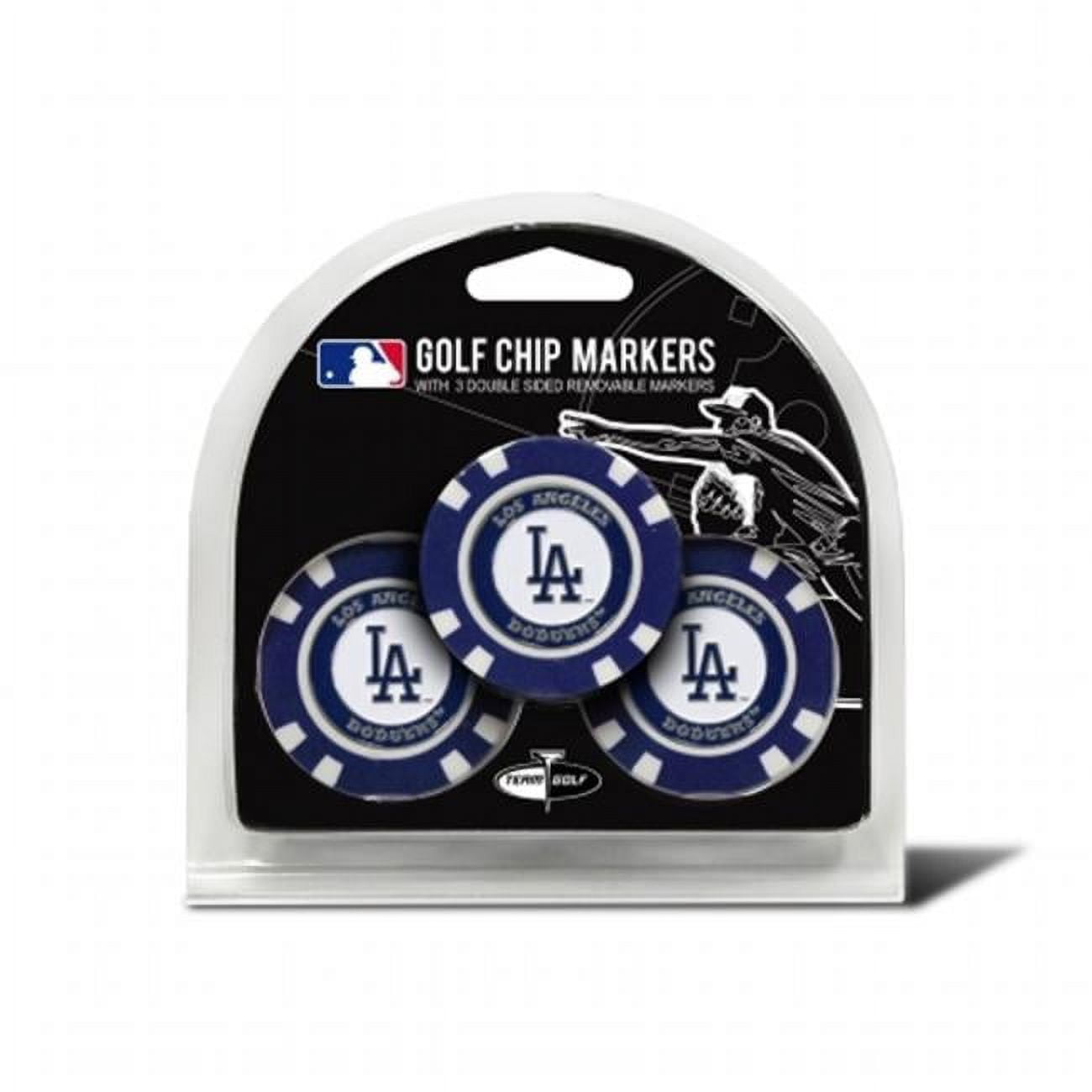 TEAM GOLF 96388 Los Angeles Dodgers Golf Chip - Pack of 3 - Walmart.com