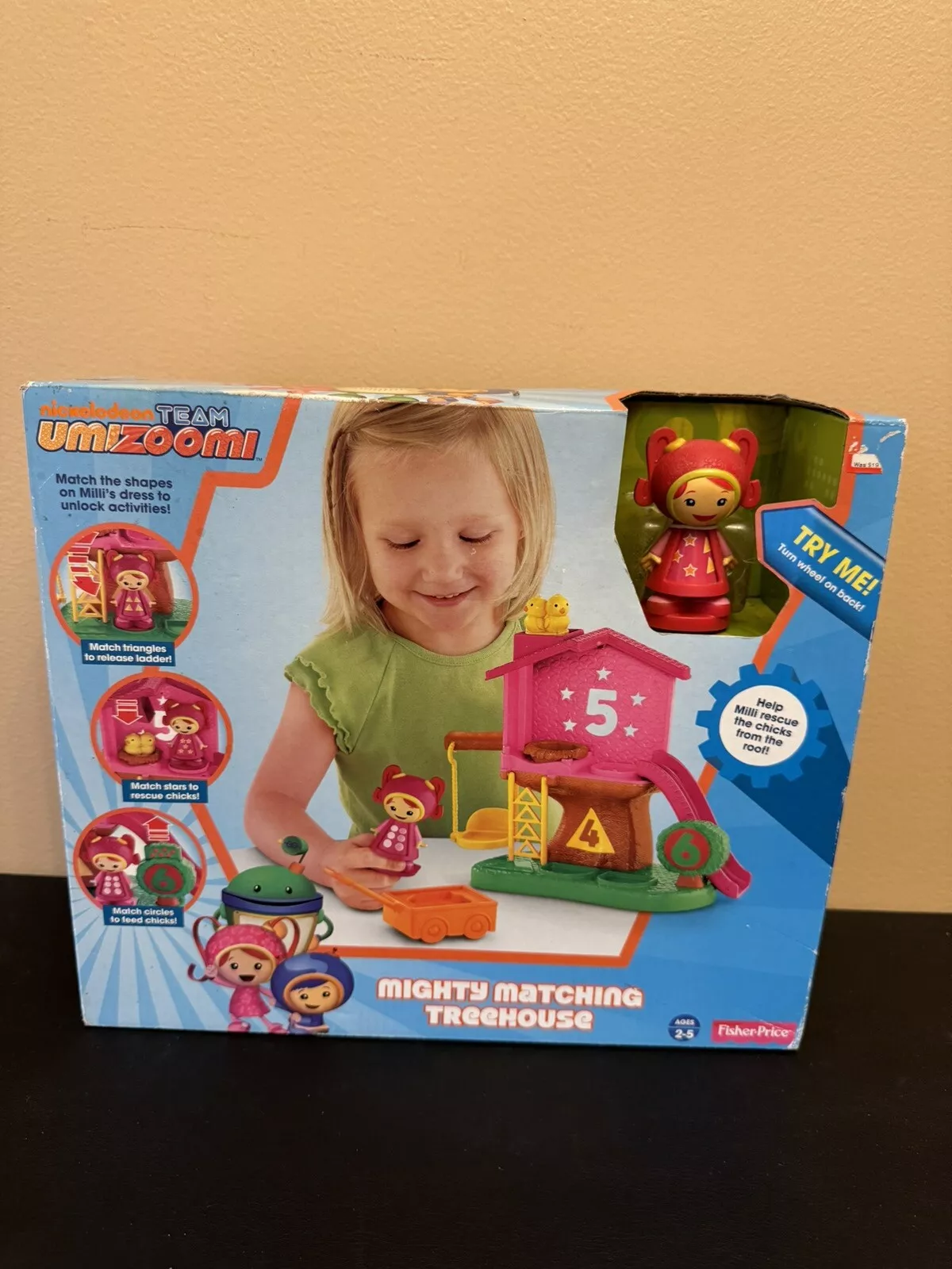 TEAM UMIZOOMI NICK JR FISHER PRICE MIGHTY MATCHING TREEHOUSE MILLI NEW ...