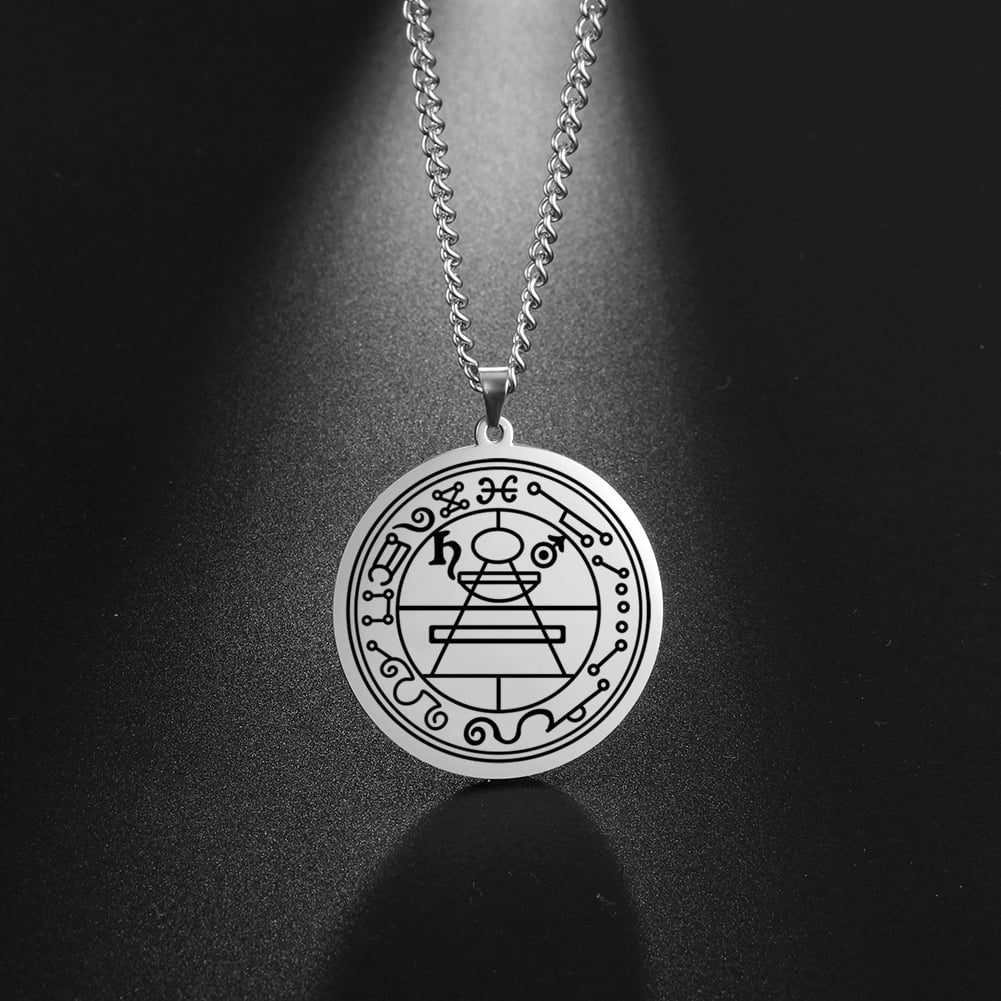 TEAMER Protection Secret Seal of Solomon Jewelry Wealth Fortune Amulet ...