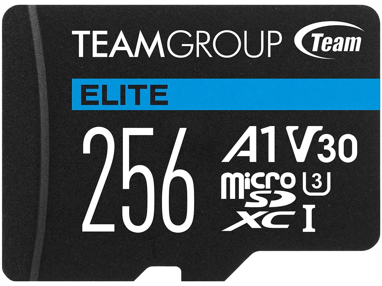 TEAMGROUP 256GB Micro SDXC Flash Memory Card with Adapter - Walmart.com