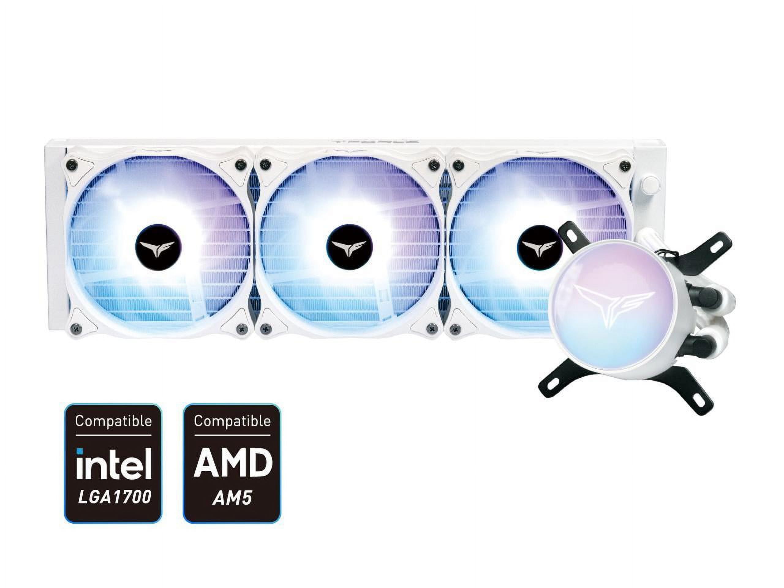 Teamgroup T Force Siren Gd360e Aio Argb Cpu Liquid Cooler 360mm Compatible With Amd Ryzen Am5