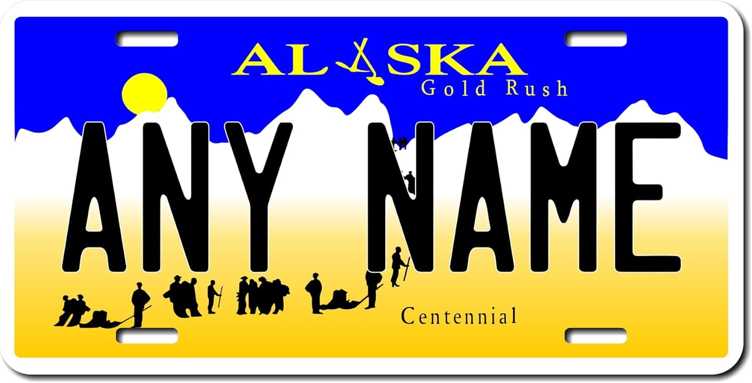TEAMLOGO - Personalized New York License Plate - Custom Aluminum Name ...