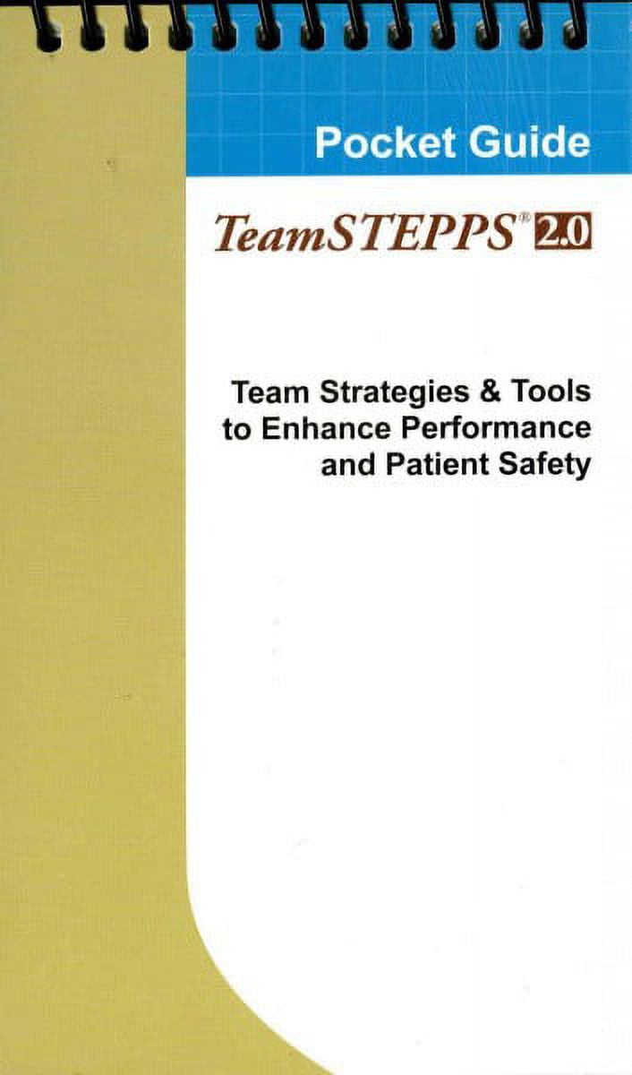 TEAMSTEPPS 2.0 POCKET GUIDE - Walmart.com