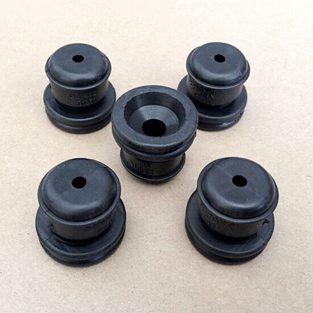 5PCS Black Plastic Engine Cover Rubber Pier Sleeve for Toyota Vios ...