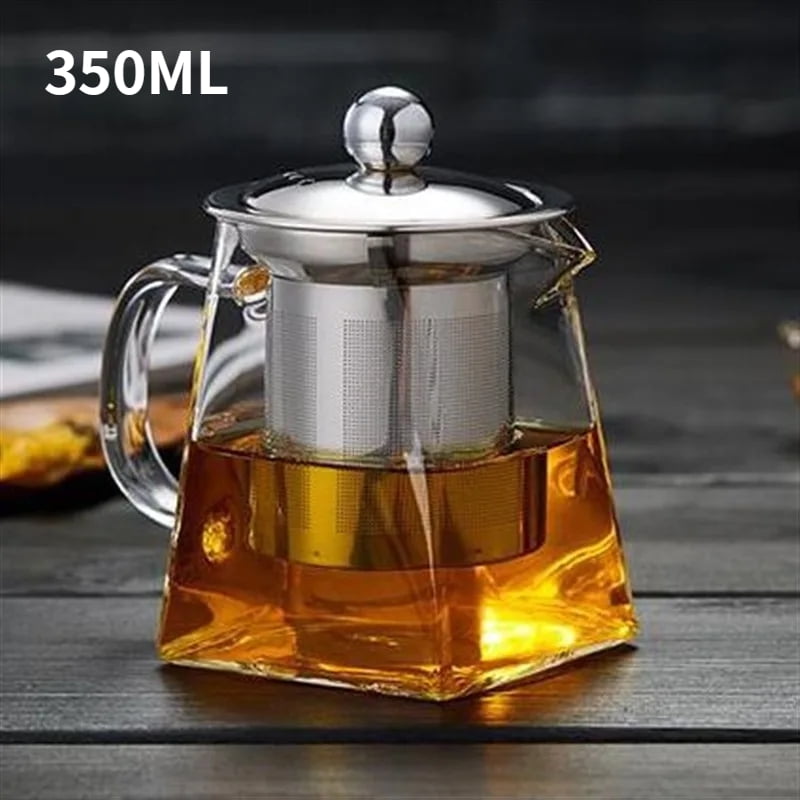 TEAPOT Glass Teapot with Infuser Tea Set Kettle Maker Infusers Jug ...
