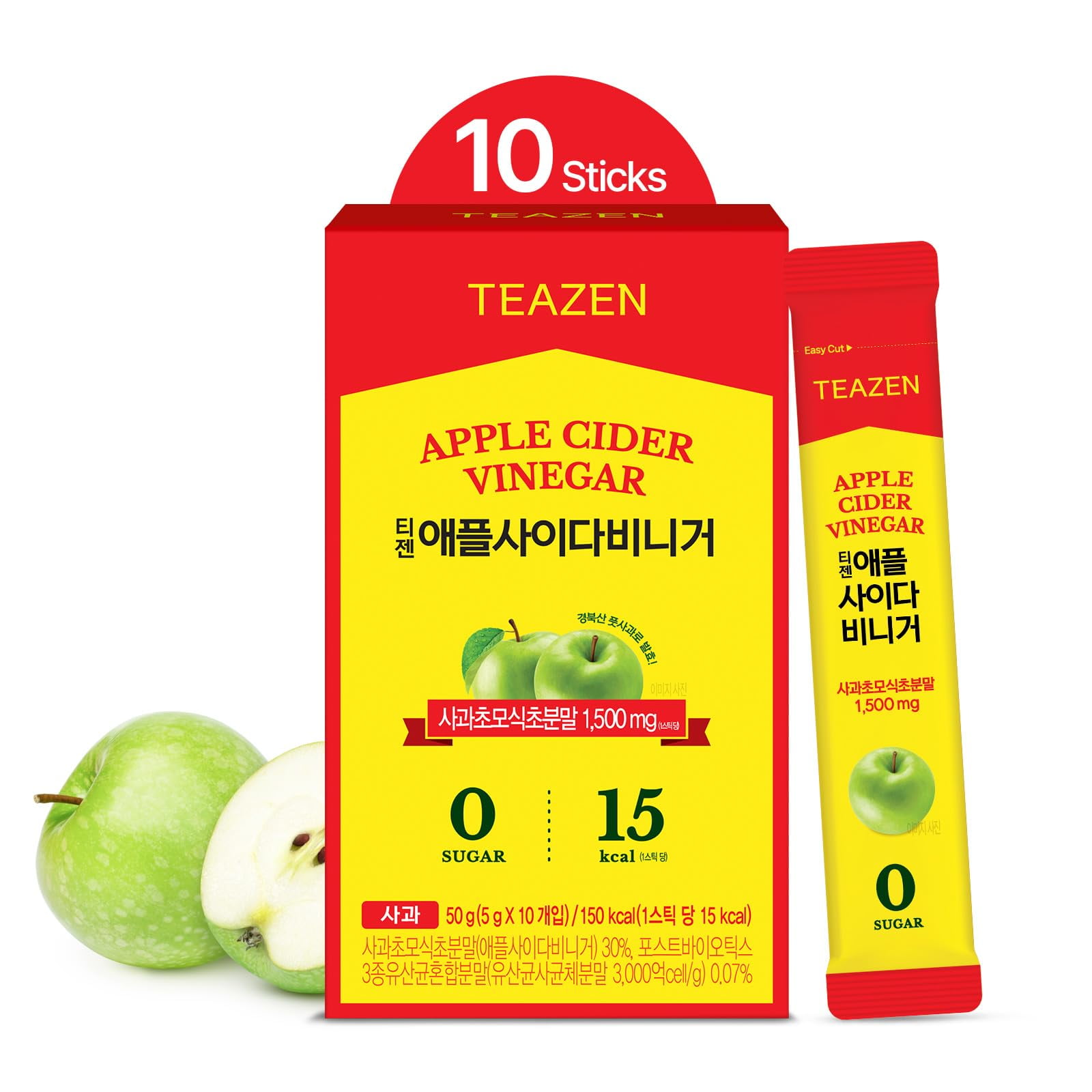 TEAZEN Apple Cider Vinegar JKF25 Drink Powder Stick - On-the-Go ...