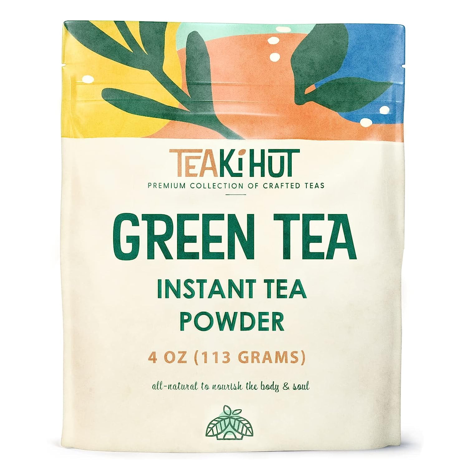 TEAki Hut Instant Green Tea Powder, Unsweetened Green Tea Mix, Diet Tea ...