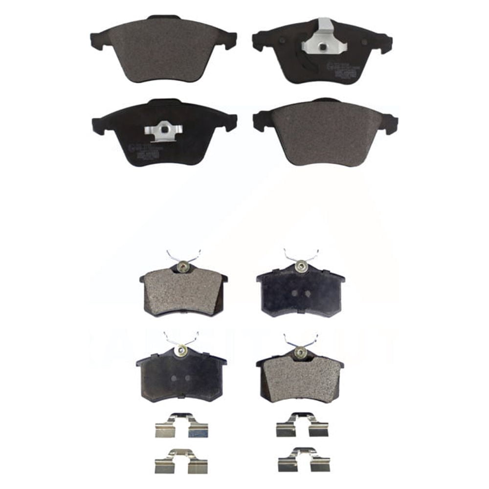 TEC Front Rear Ceramic Brake Pads Kit for Car 2004 Audi A6 Quattro with ...