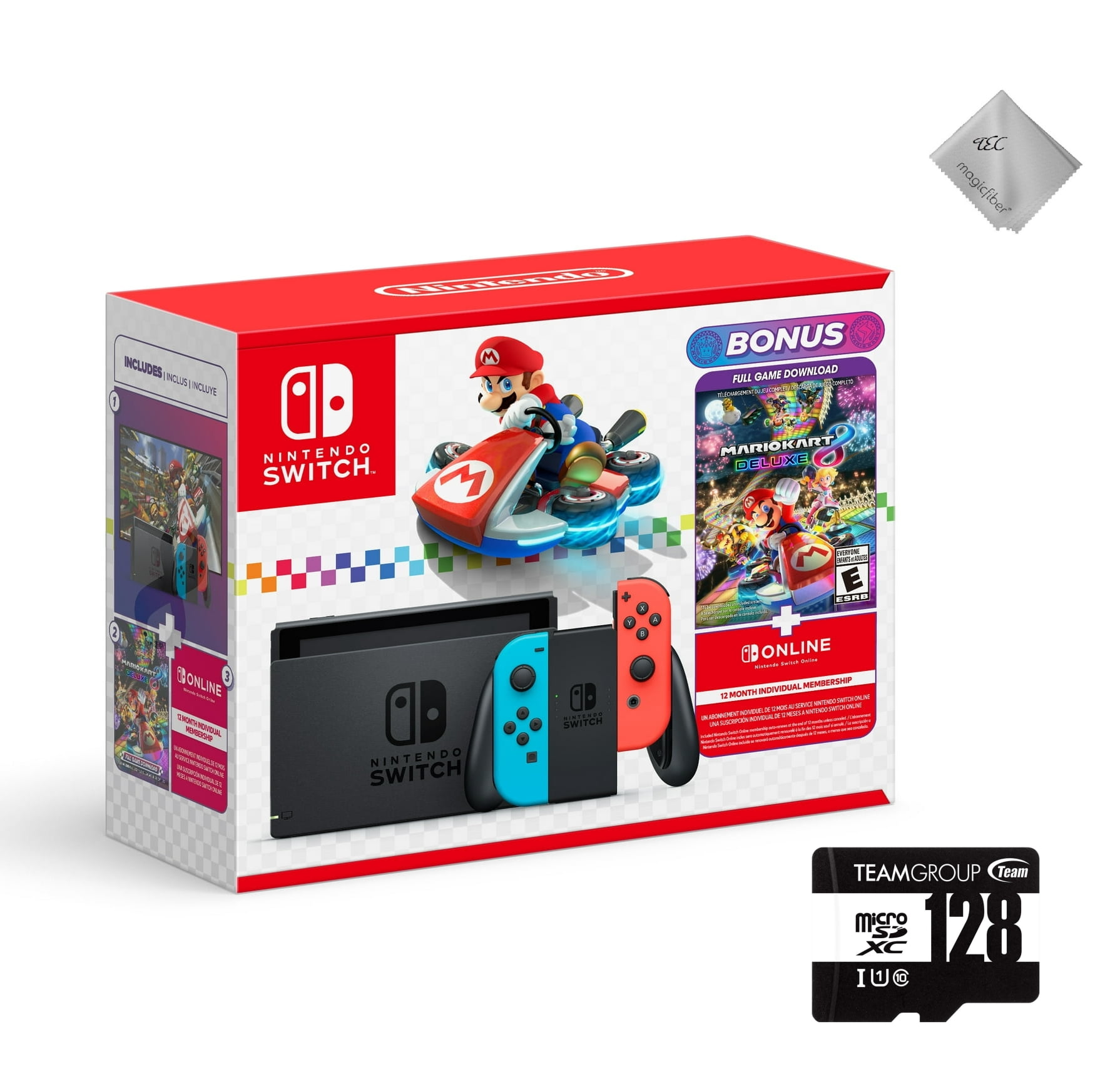 TEC New Nintendo Switch – Mario Kart 8 Deluxe Bundle with Teamgroup ...