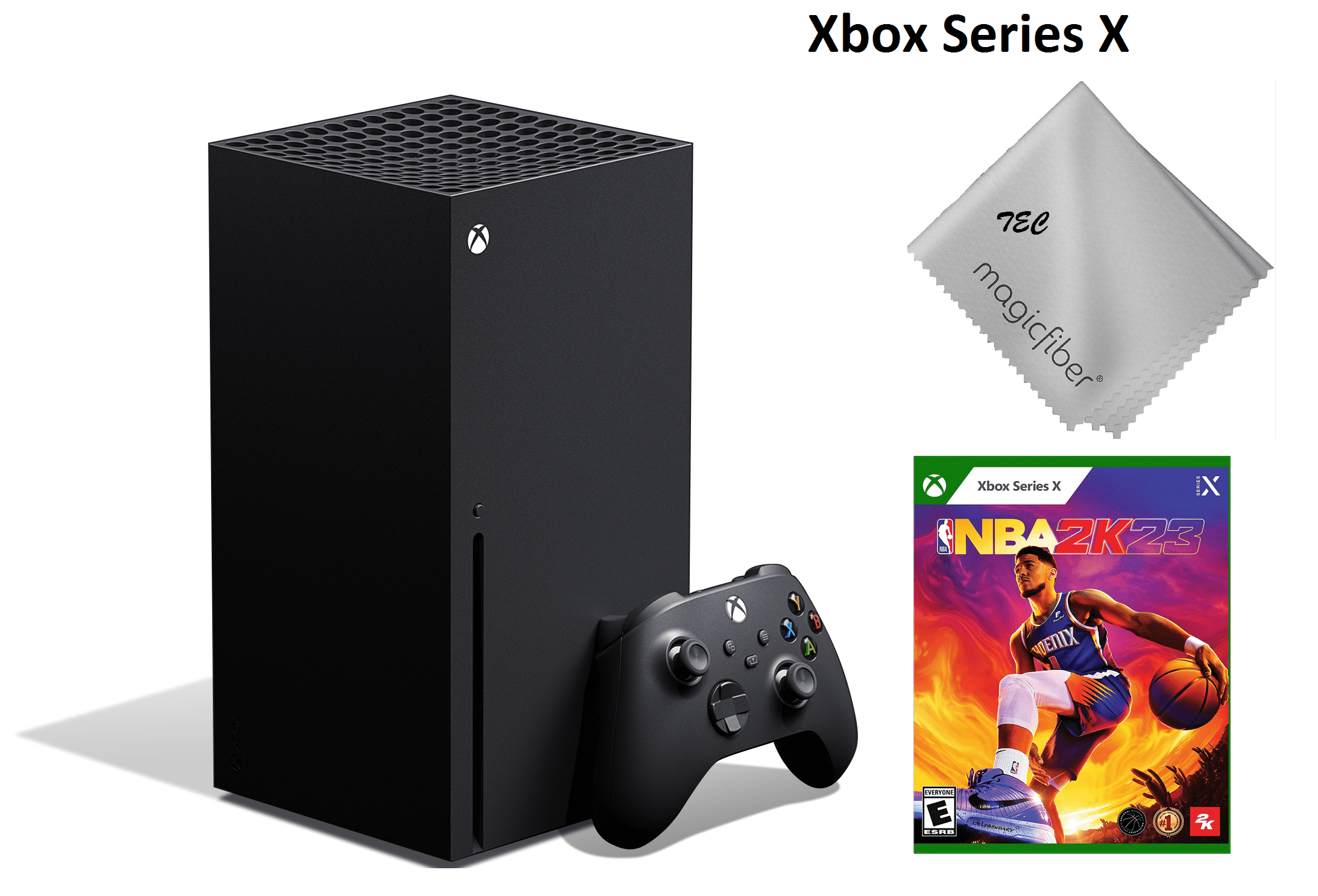 TEC Newest Microsoft- Xbox -Series- -X- Gaming Console - 1TB SSD Black With NBA 2K22 Game Bundle ...