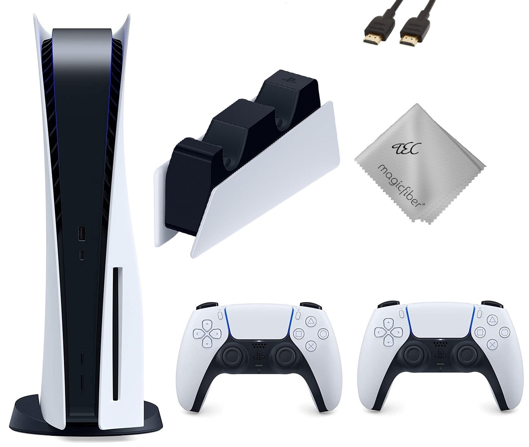 Sony PlayStation PS5 Gaming Bundle: Console (Disc Version), Extra ...