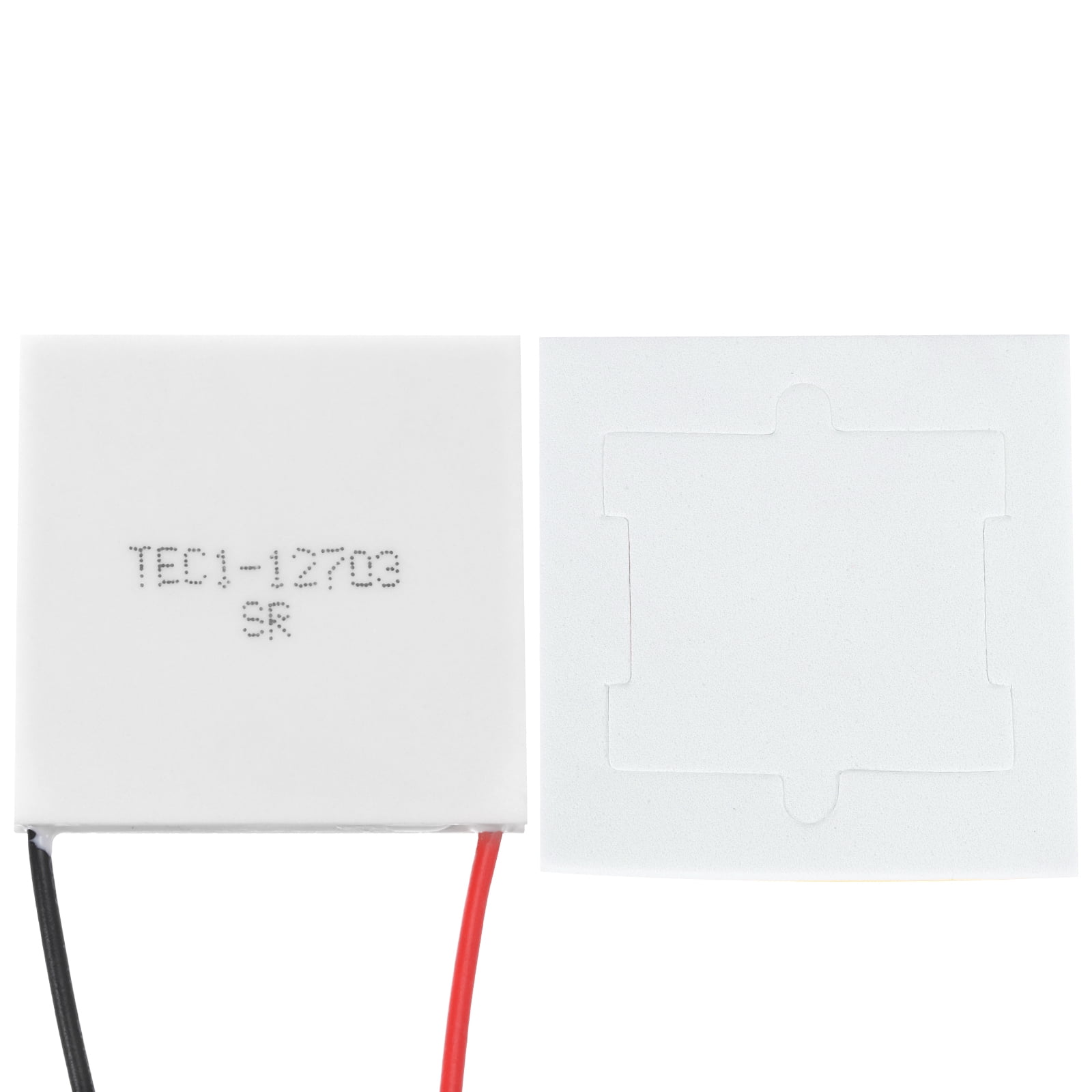 TEC1-12703 Semiconductor Refrigeration Tablets 15.8V 3A 28W Heatsink Thermoelectric Cooler ...