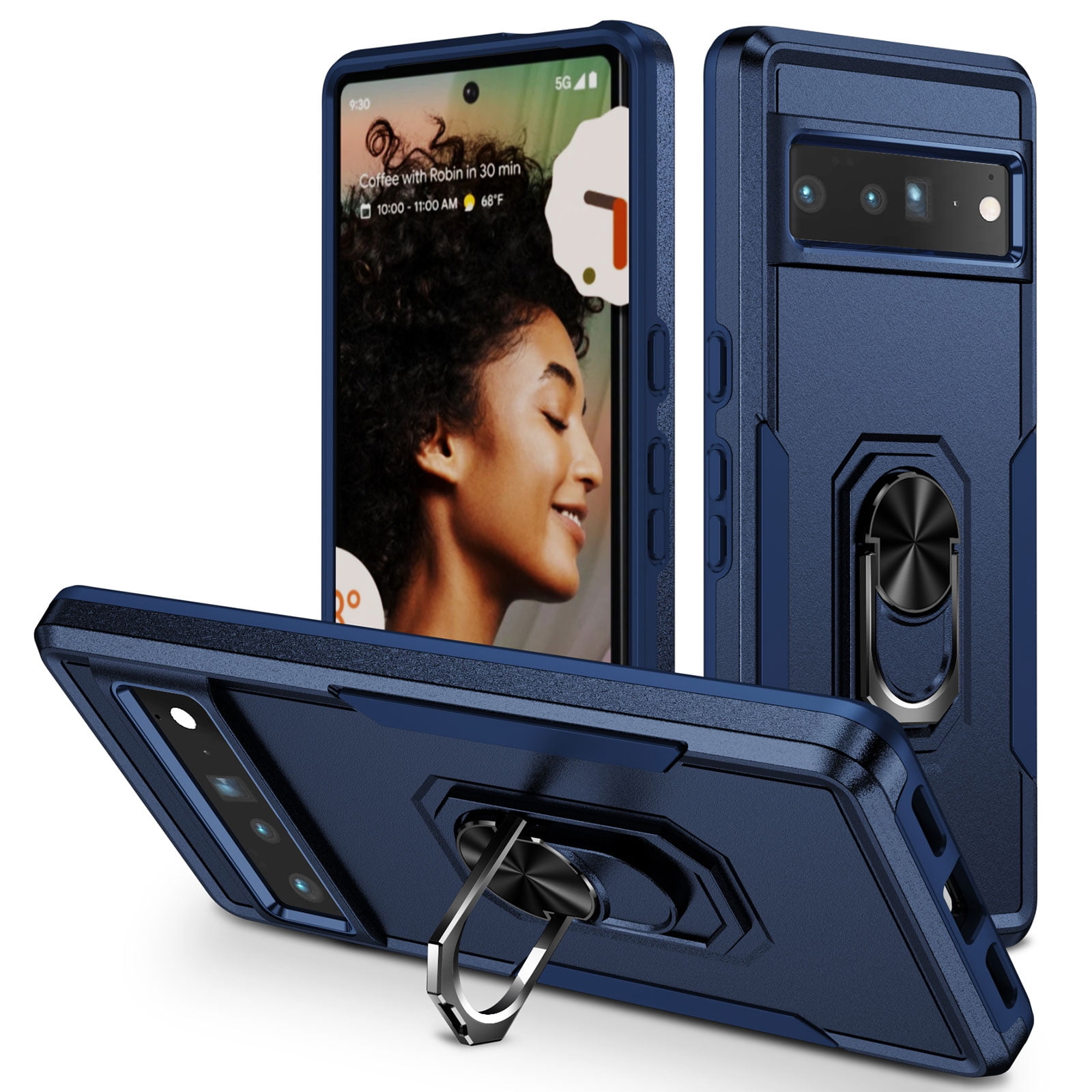 TECH CIRCE Rugged Shockproof Case for Google Pixel 10 Pro XL, Built-in ...
