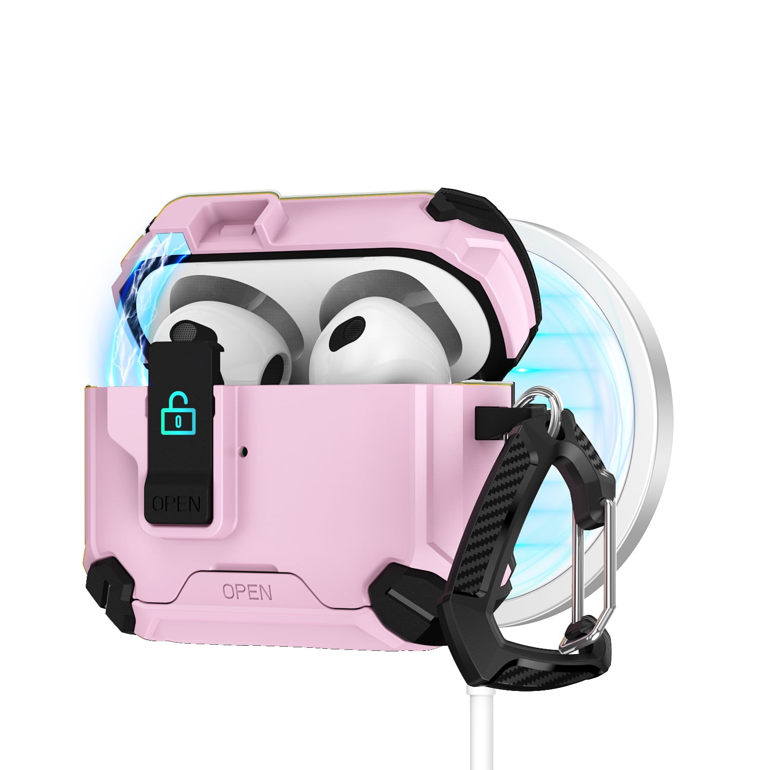 TECH CIRCLE for Apple AirPods 2 (2nd Gen, 2019 Release) Magnetic Case ...