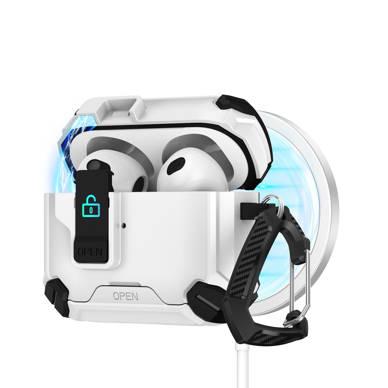 TECH CIRCLE for Apple AirPods Pro 2 (2nd Gen, 2022 Release) Magnetic ...