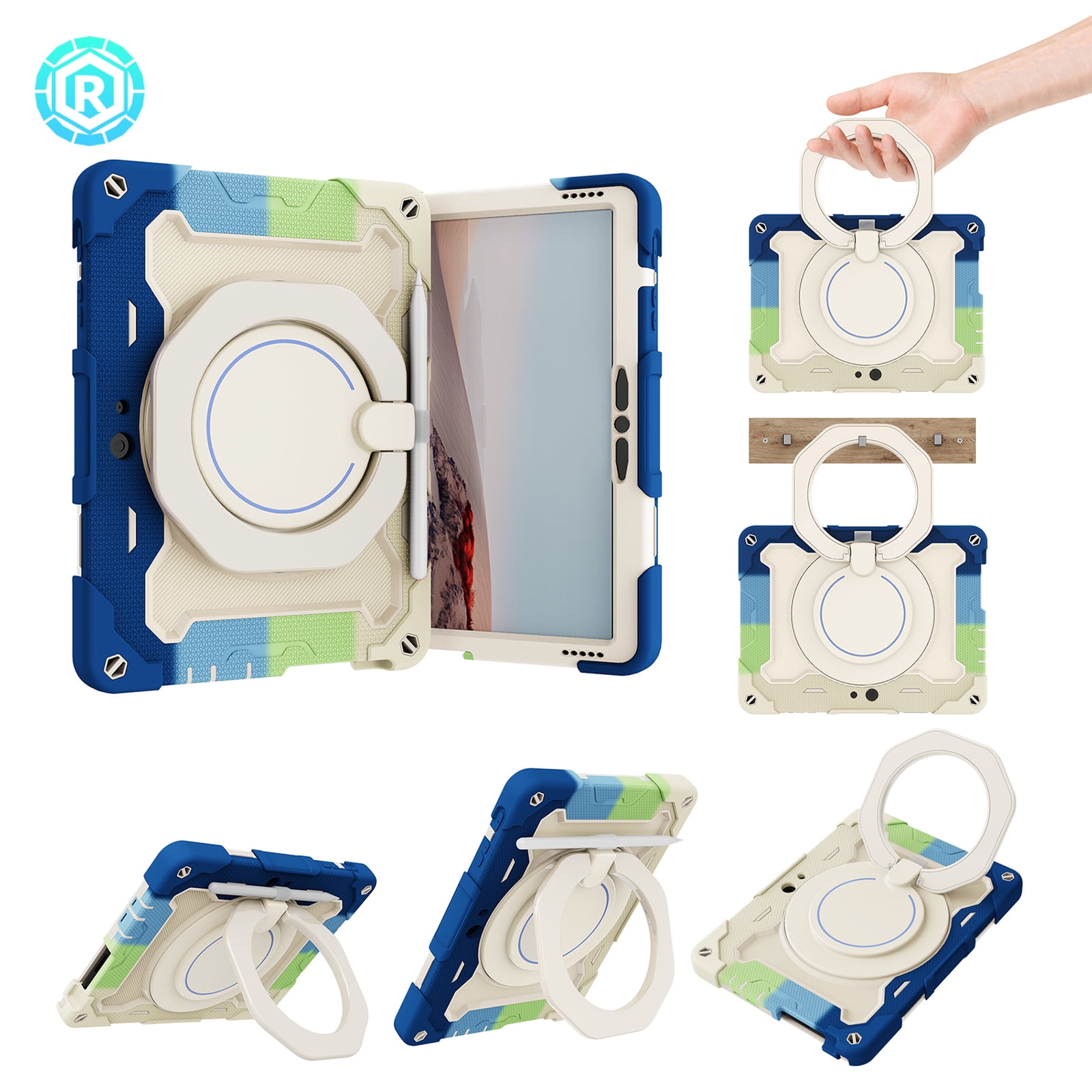 TECH CIRCLE Case for Microsoft Surface Go 2/3 (10.5") Tablet - Heavy ...