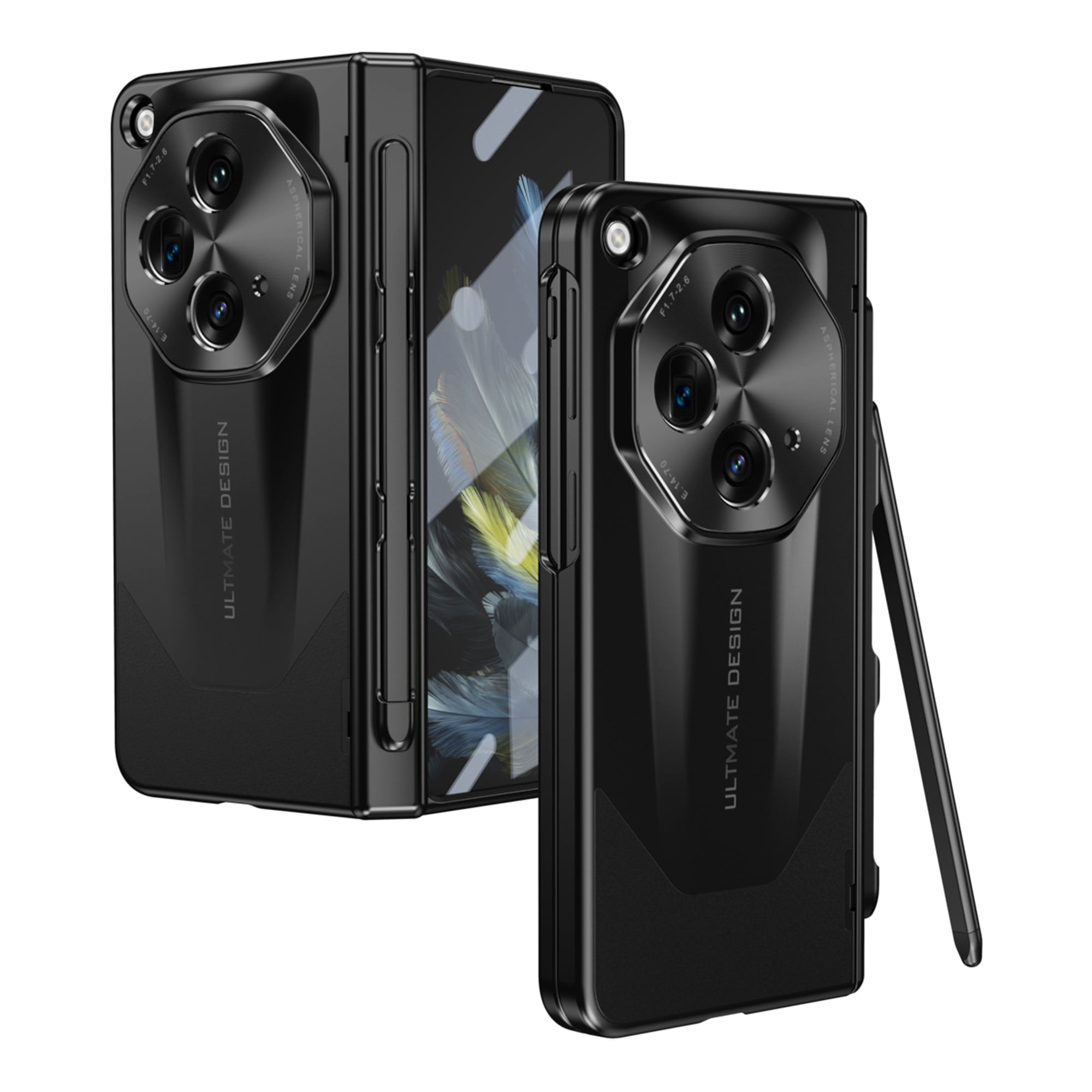 TECH CIRCLE Case for OnePlus Open with Pen Holder,Full Body Shockproof ...