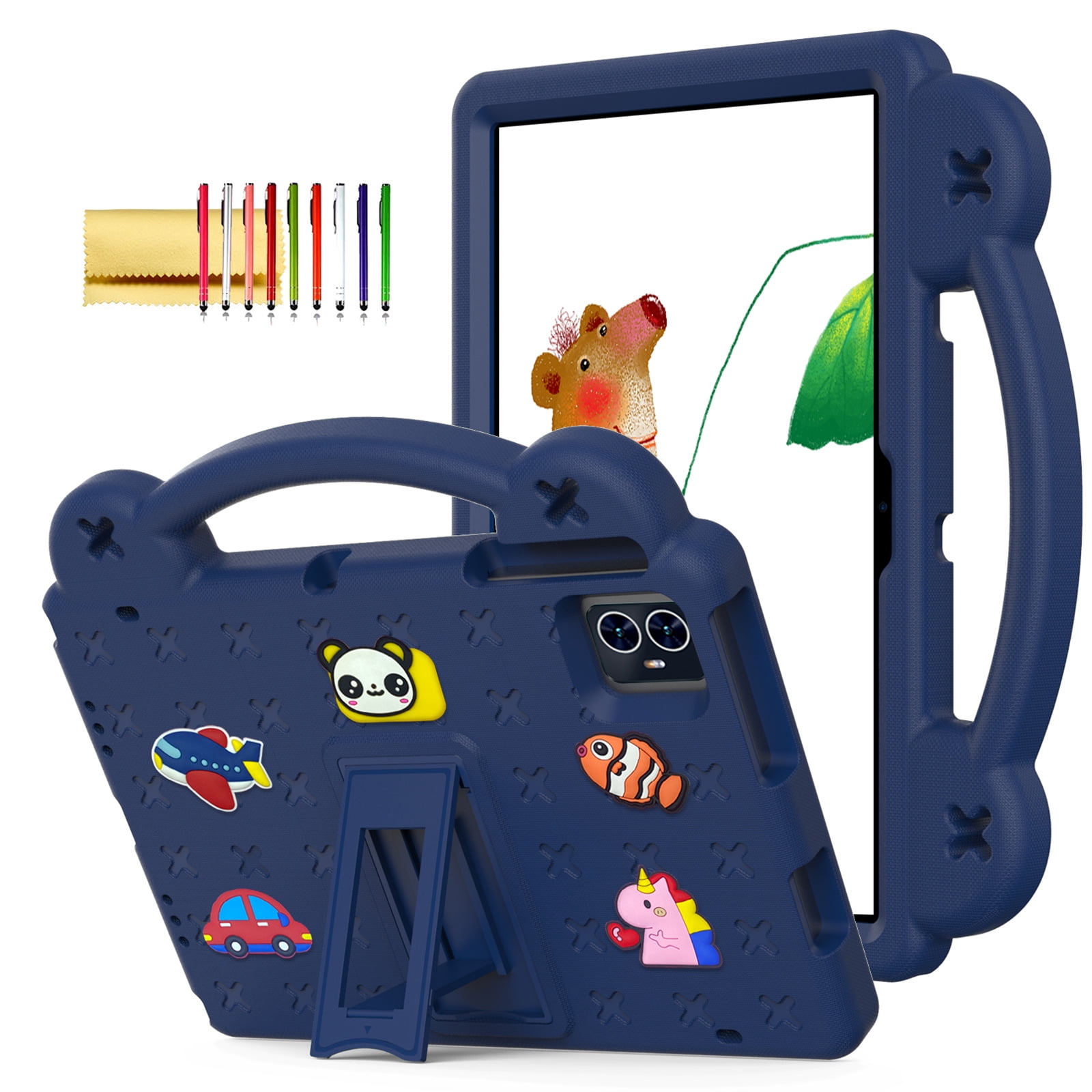 TECH CIRCLE Case for Onn 10.1" Tablet 2024 Gen 4, Cartoon Panda ...