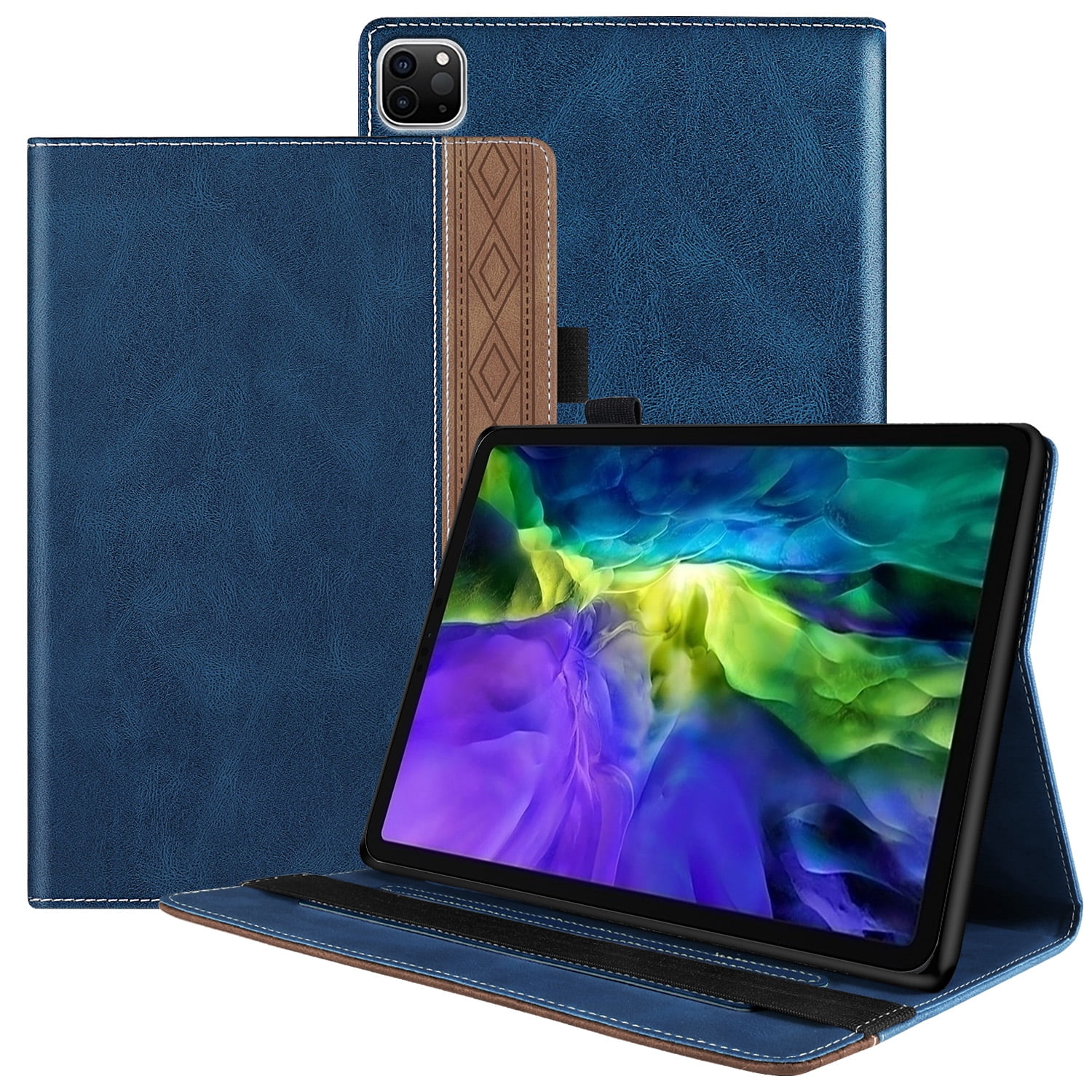 TECH CIRCLE Case for Apple 11-inch iPad Pro Tablets - Classic PU ...