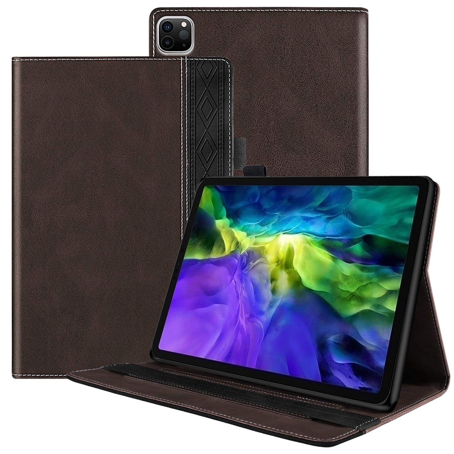 TECH CIRCLE Case for Apple 11-inch iPad Pro Tablets - Classic PU ...