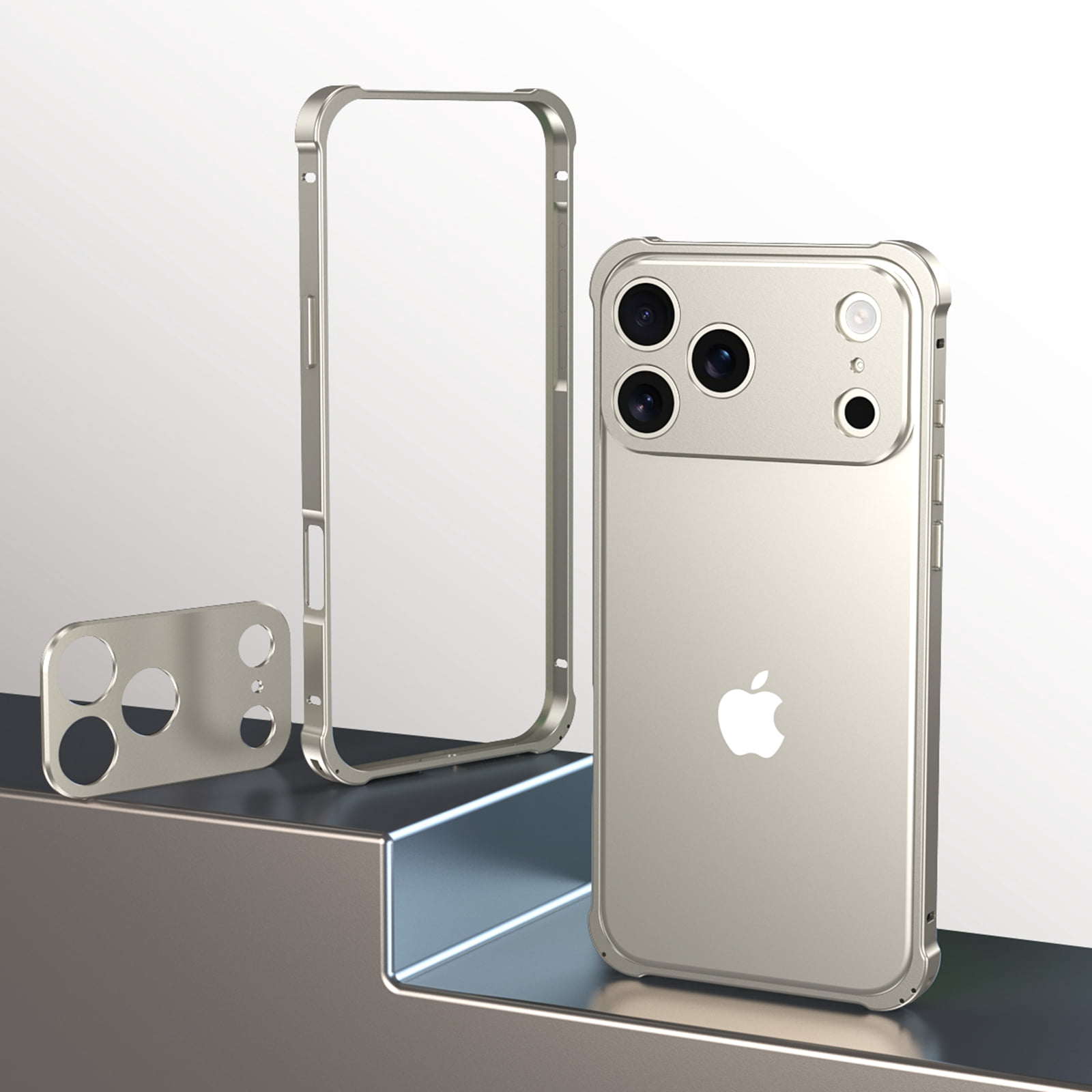 TECH CIRCLE Compatible with iPhone 17 Pro Magnetic Aluminum Metal Case ...