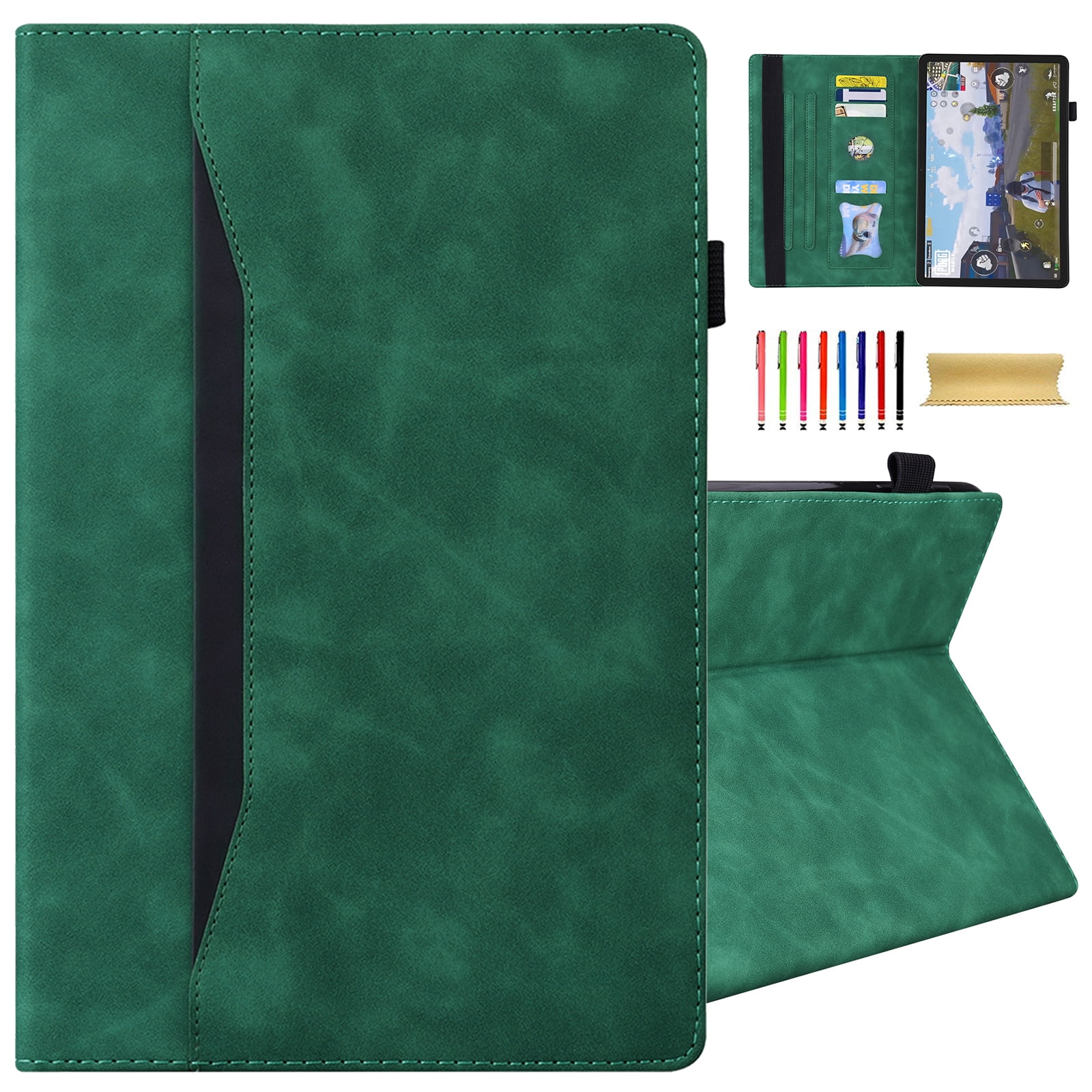 TECH CIRCLE Folio Case for All-New Amazon Fire HD 10 and 10 Plus Tablet ...