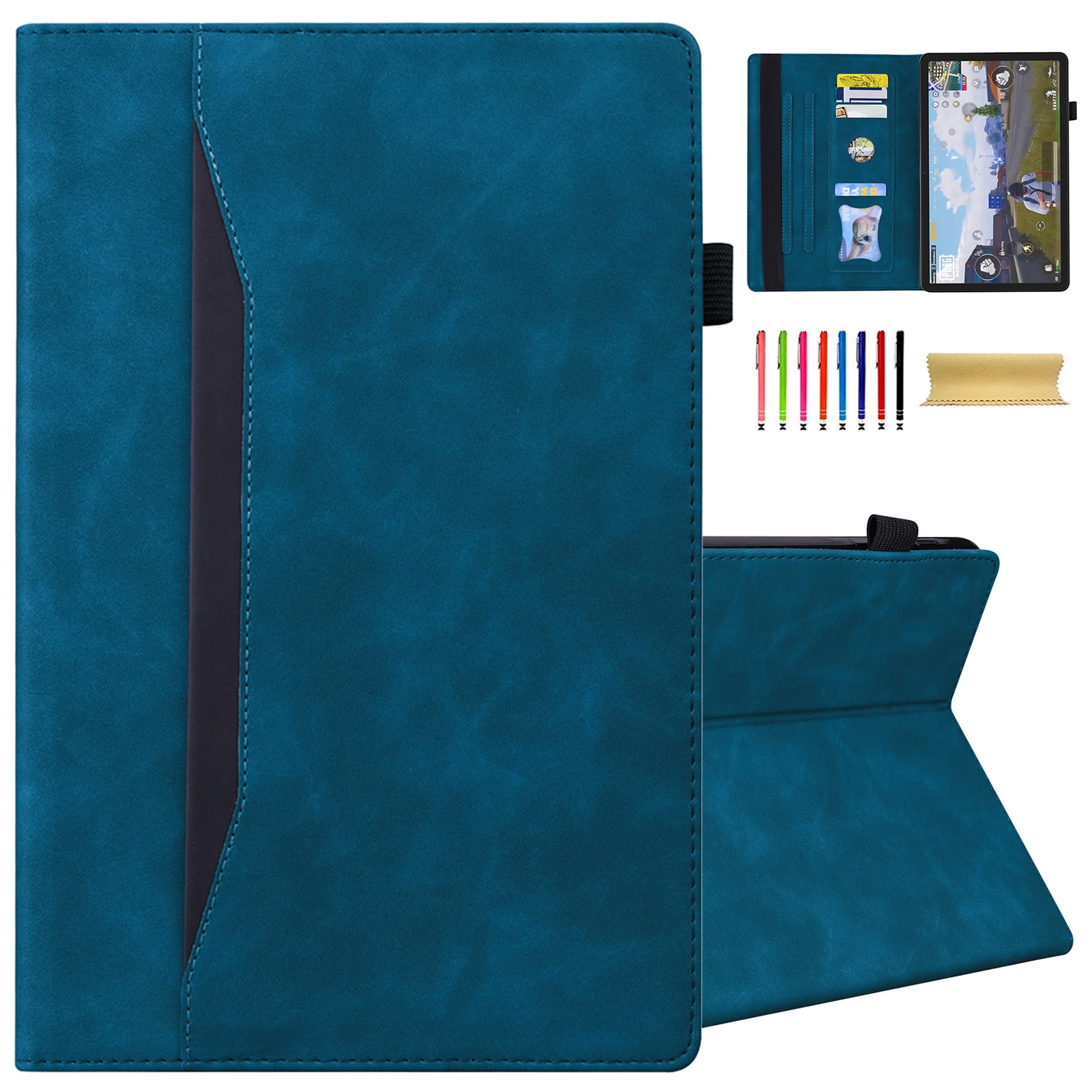 TECH CIRCLE Folio Case for All-New Amazon Fire HD 10 and 10 Plus Tablet ...