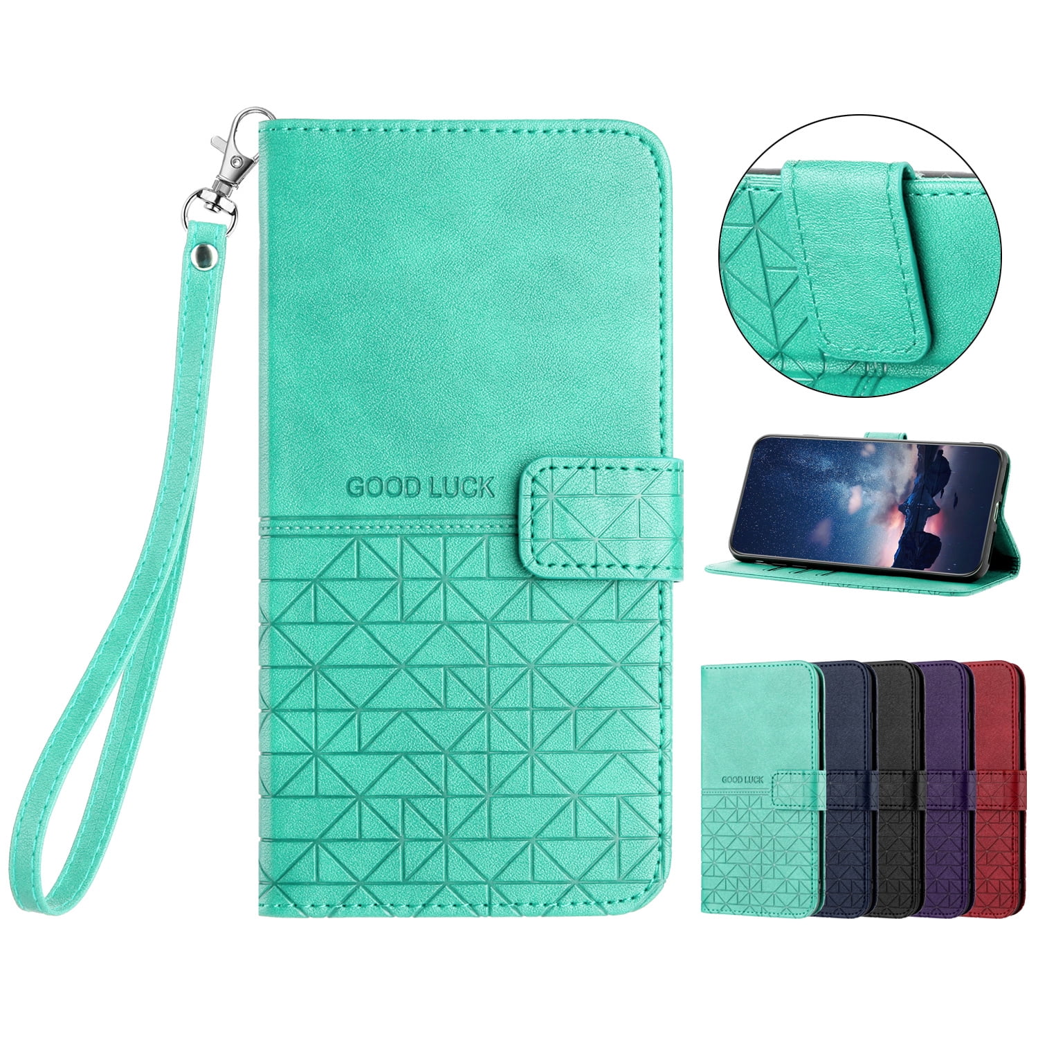 TECH CIRCLE Folio Phone Case for Samsung Galaxy S22 (2022 ...