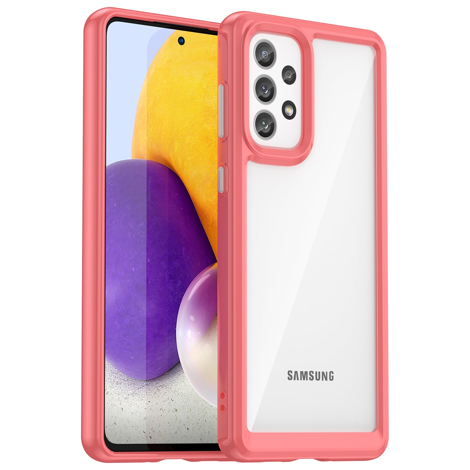 TECH CIRCLE For Galaxy A55 Case,[Non-Yellowing][Supports Wireless ...