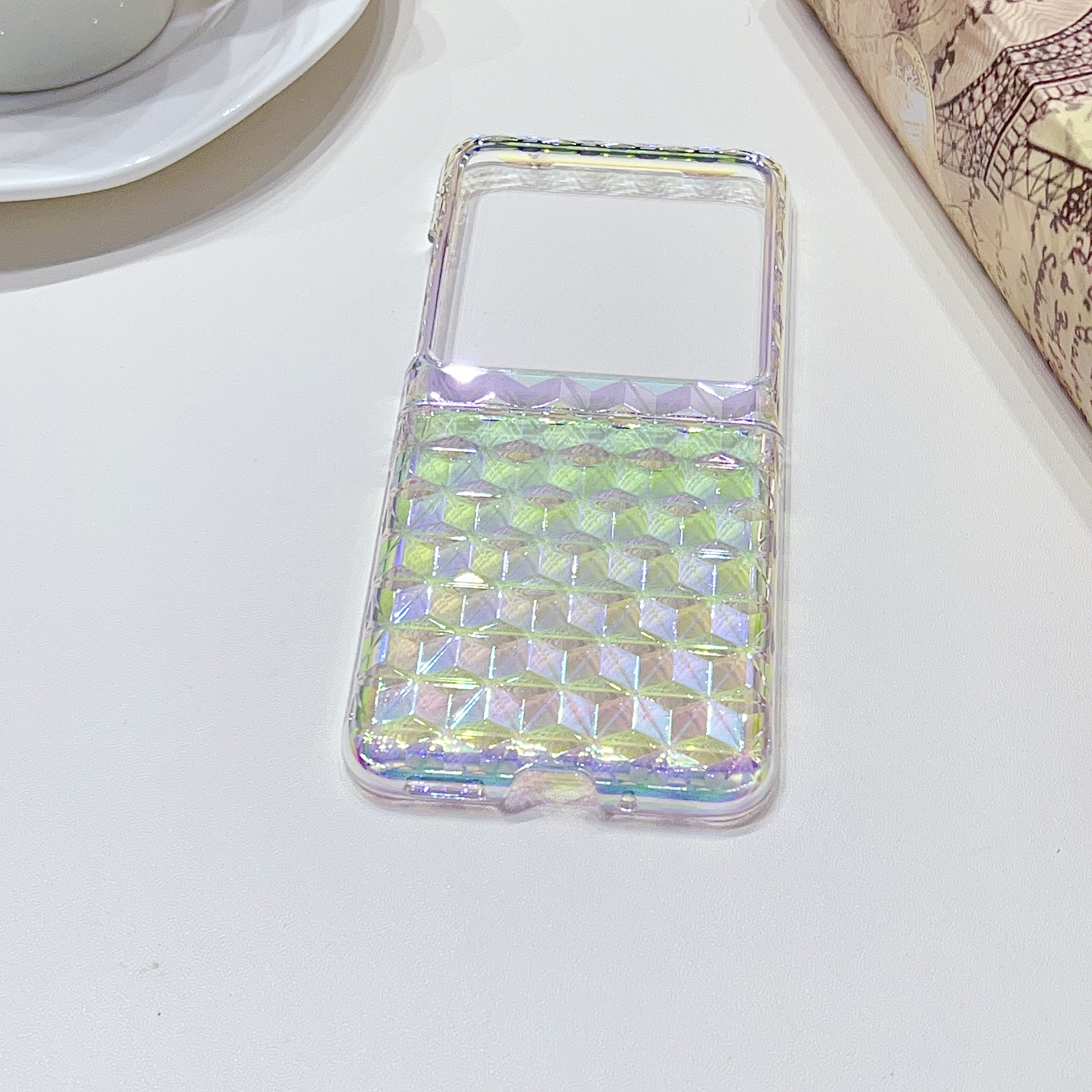 TECH CIRCLE For Motorola Razr 40 ultra Clear Rainbow Case,Slim Fit ...