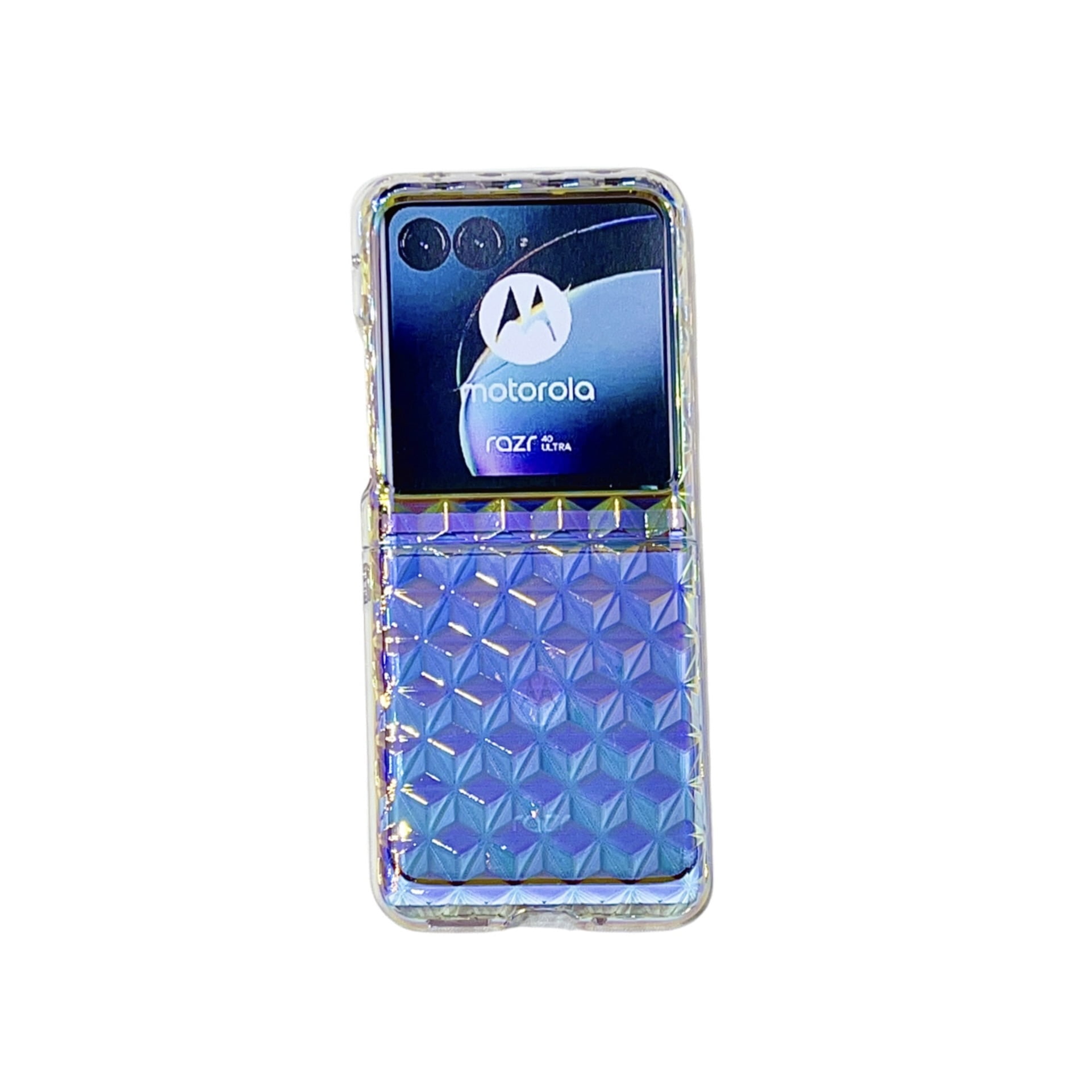 TECH CIRCLE For Motorola Razr 40 ultra Clear Rainbow Case,Slim Fit ...