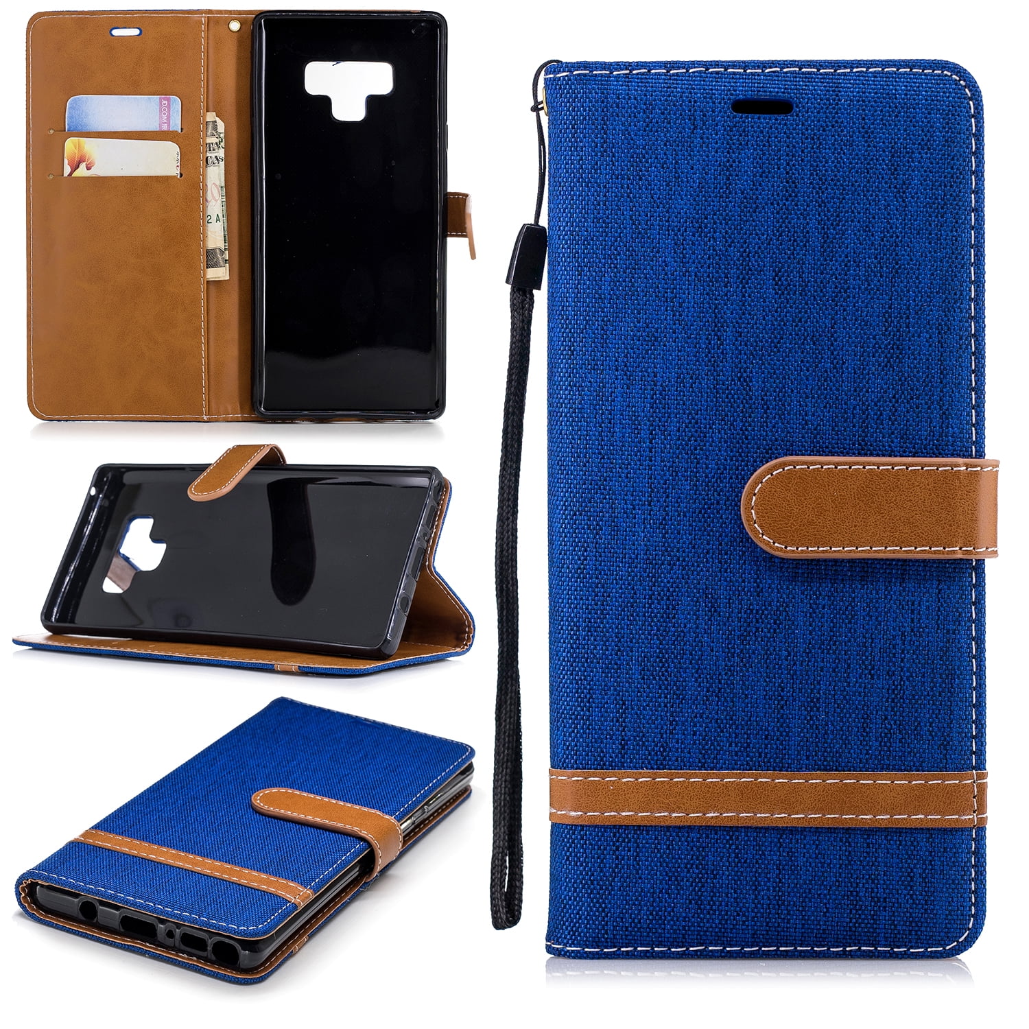 TECH CIRCLE For Samsung Galaxy Note 9 Wallet Case,Flip Folio Shockproof ...
