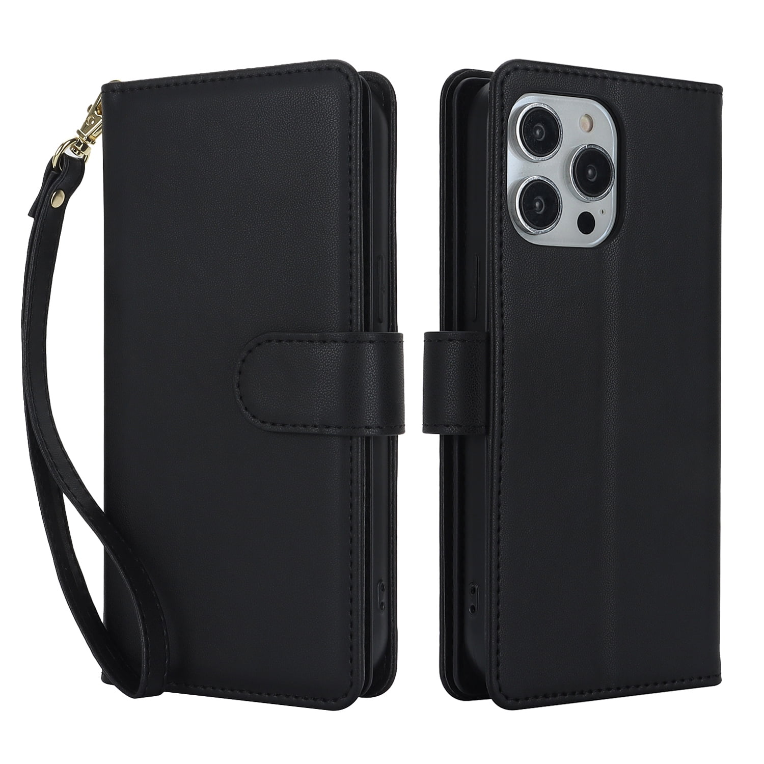 TECH CIRCLE For iPhone 11 Pro Wallet Case with Card Holder,PU Leather ...