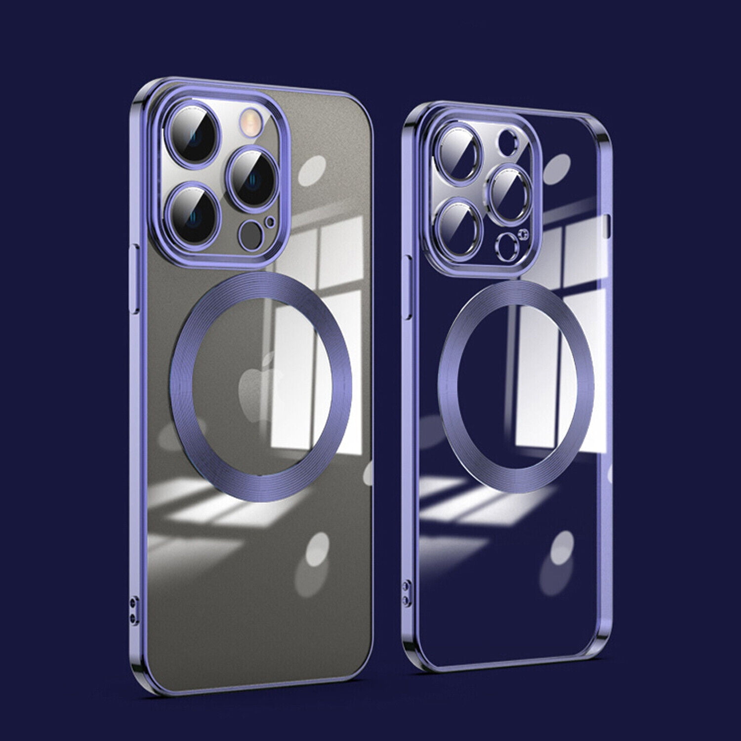 TECH CIRCLE For iPhone 15 MagSafe Case with Camera Lens Protector,Full ...