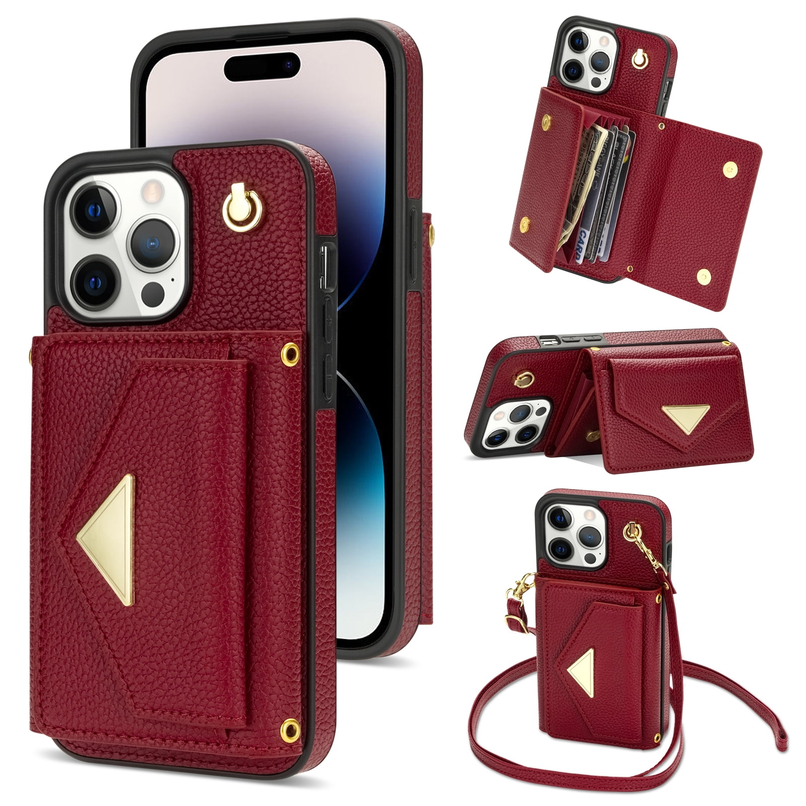 TECH CIRCLE For iPhone XR Wallet Case,PU Leather Folio Flip Kickstand ...