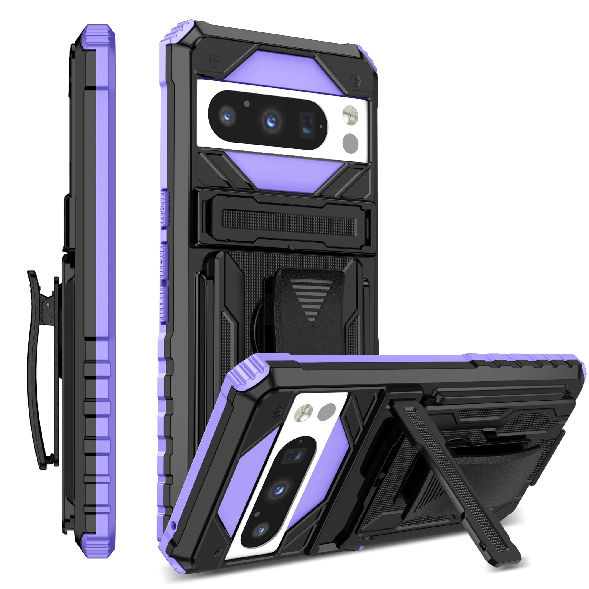 TECH CIRCLE for Google Pixel 8 Case ,Heavy Duty Holster with Belt Clip ...