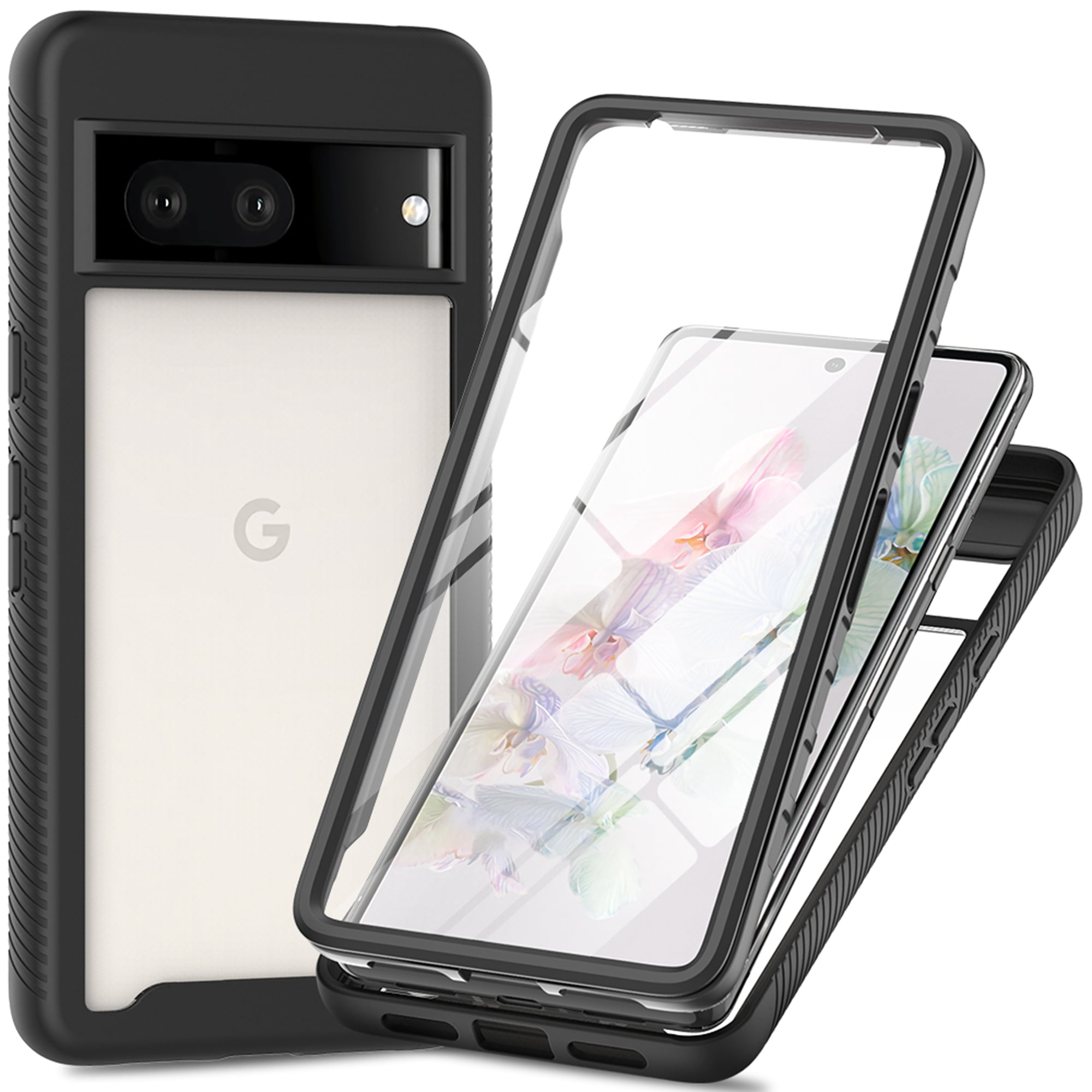 Techcircle Google Pixel 8 2023 Clear Case, Transparent Rubber ...