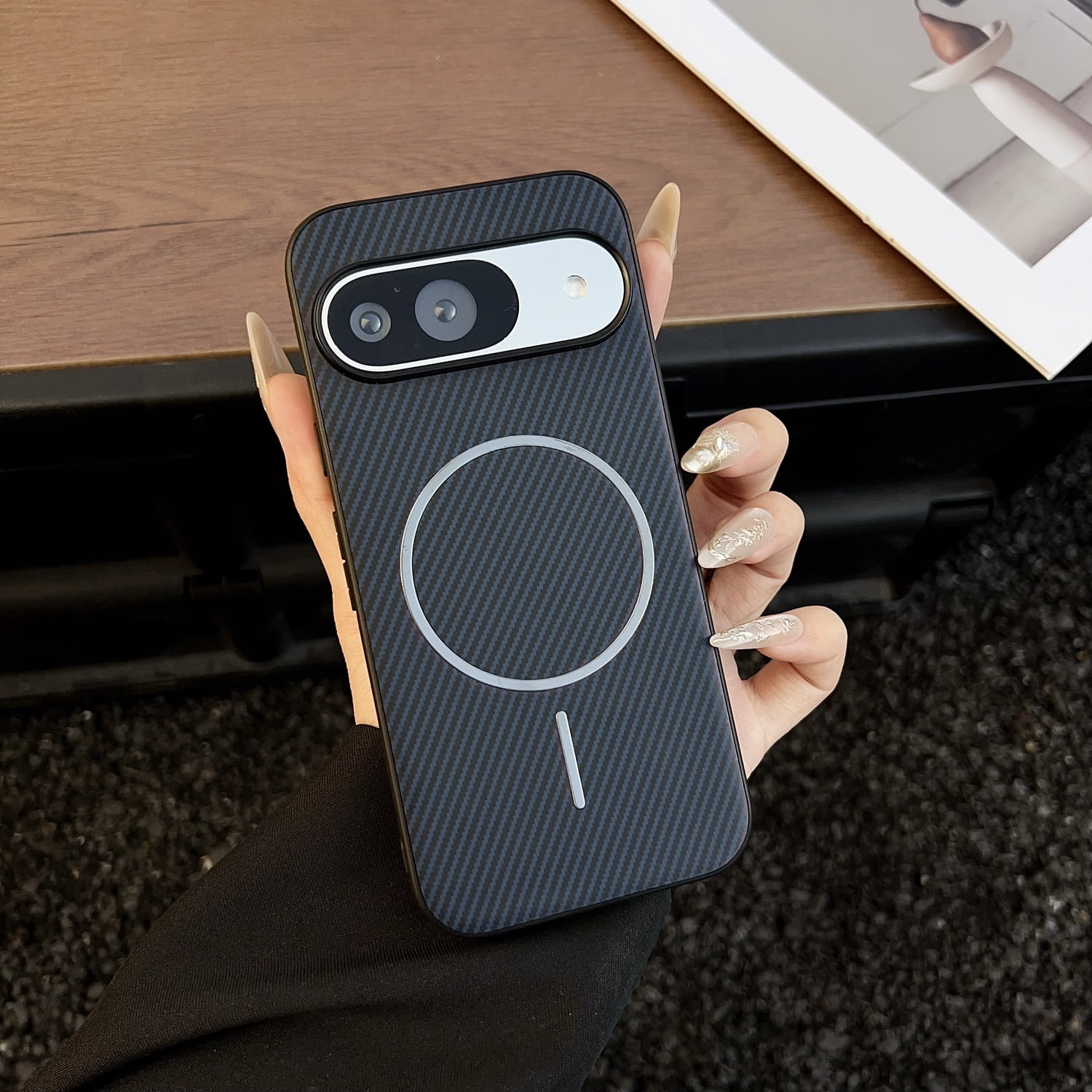 TECH CIRCLE for Google Pixel 9A Magnetic Case, Compatible with MagSafe ...