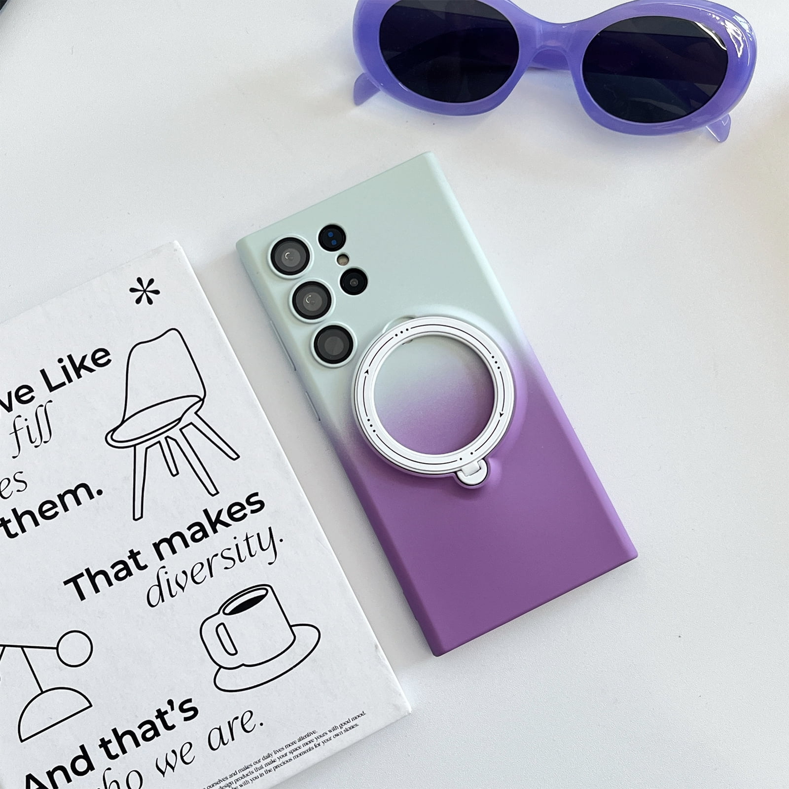 TECH CIRCLE Magnetic Case For Samsung Galaxy S23 Ultra with Invisible ...