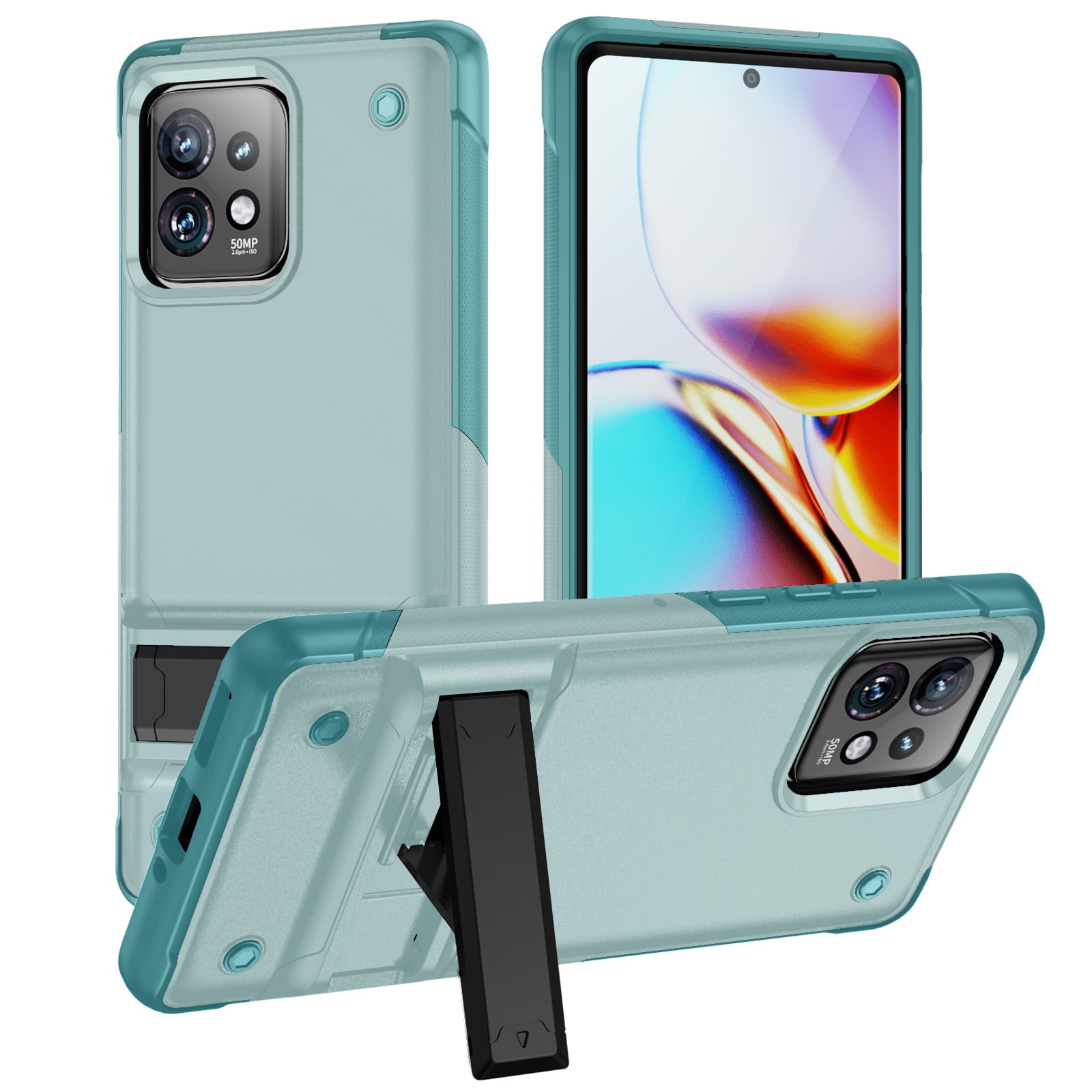 TECH CIRCLE For Moto Edge+ 2023 Protective Case Cover,Built-in ...